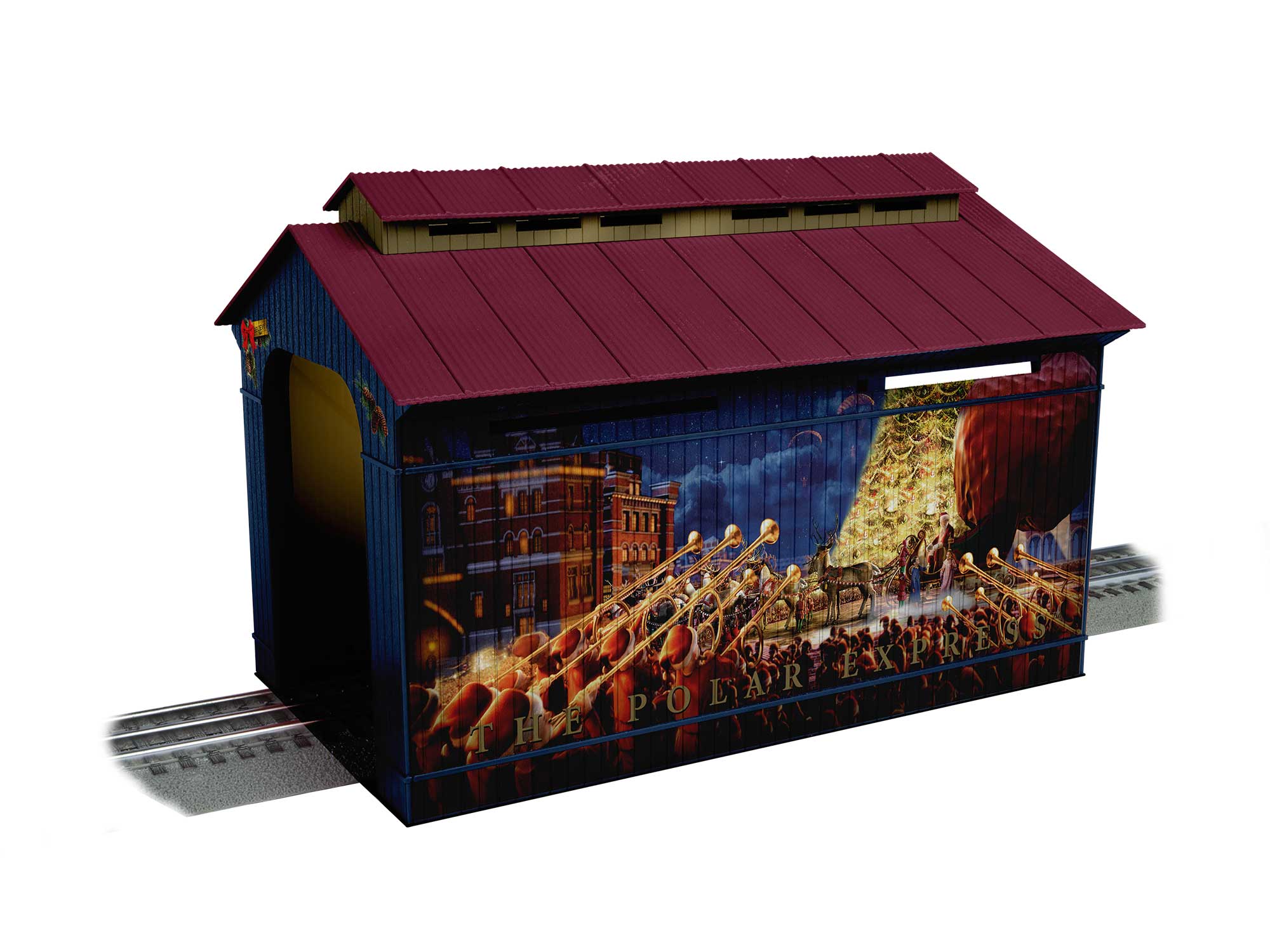 THE POLAR EXPRESS™ Illuminated Covered Bridge