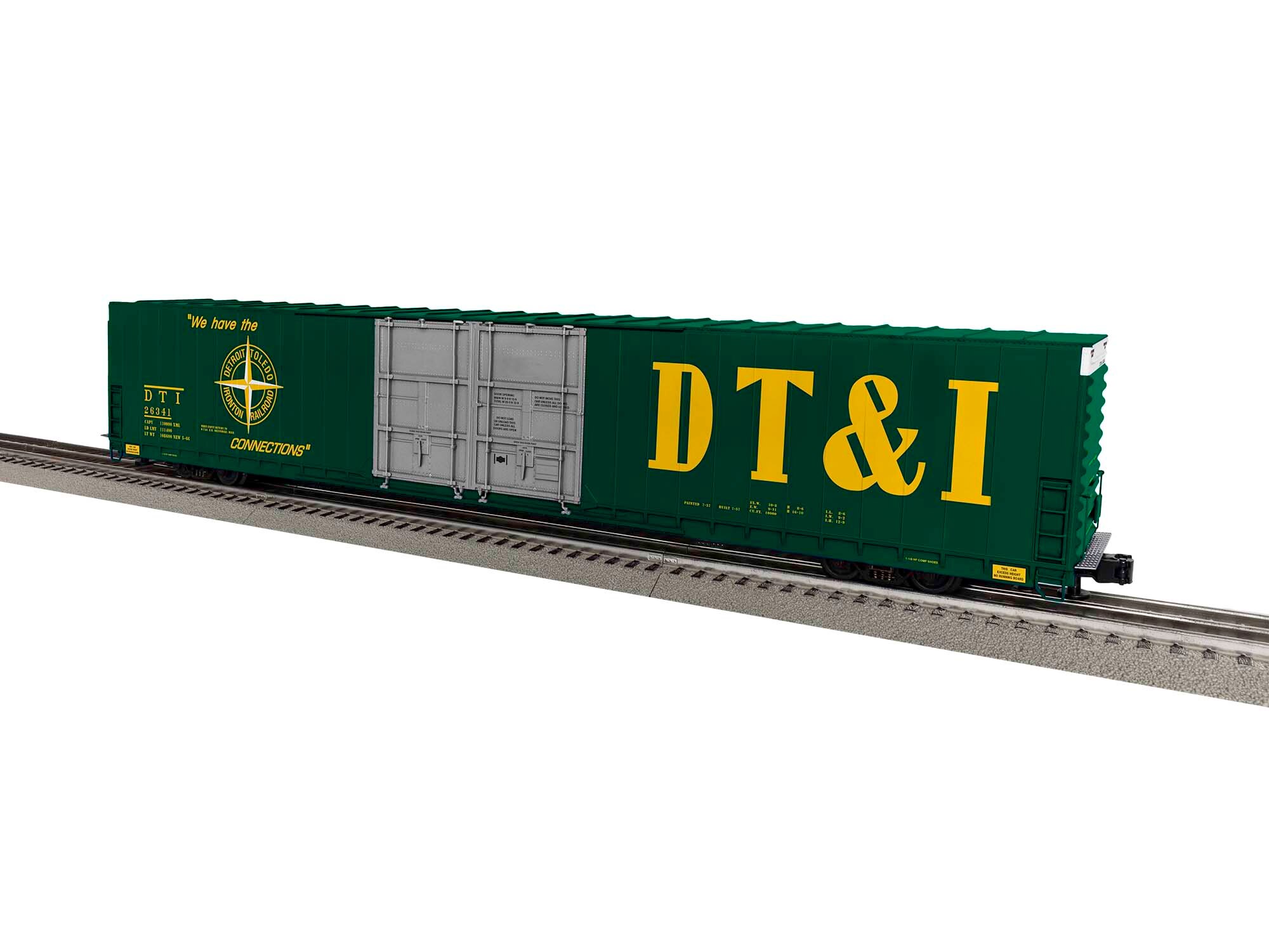 DT&I 86' 4 Door High Cube Boxcar #26341 (green)