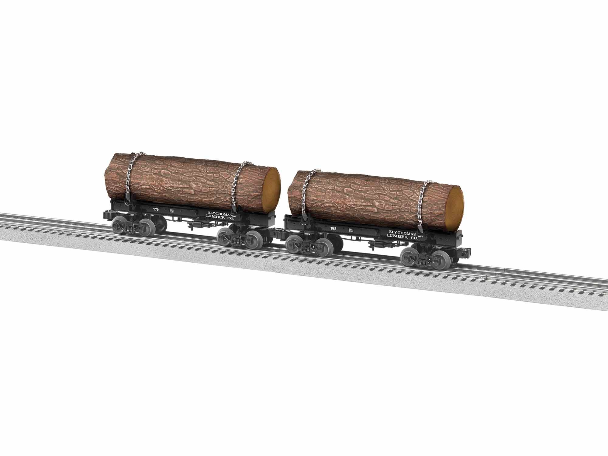 Ely Thomas Skeleton Log Car 2 Pack B