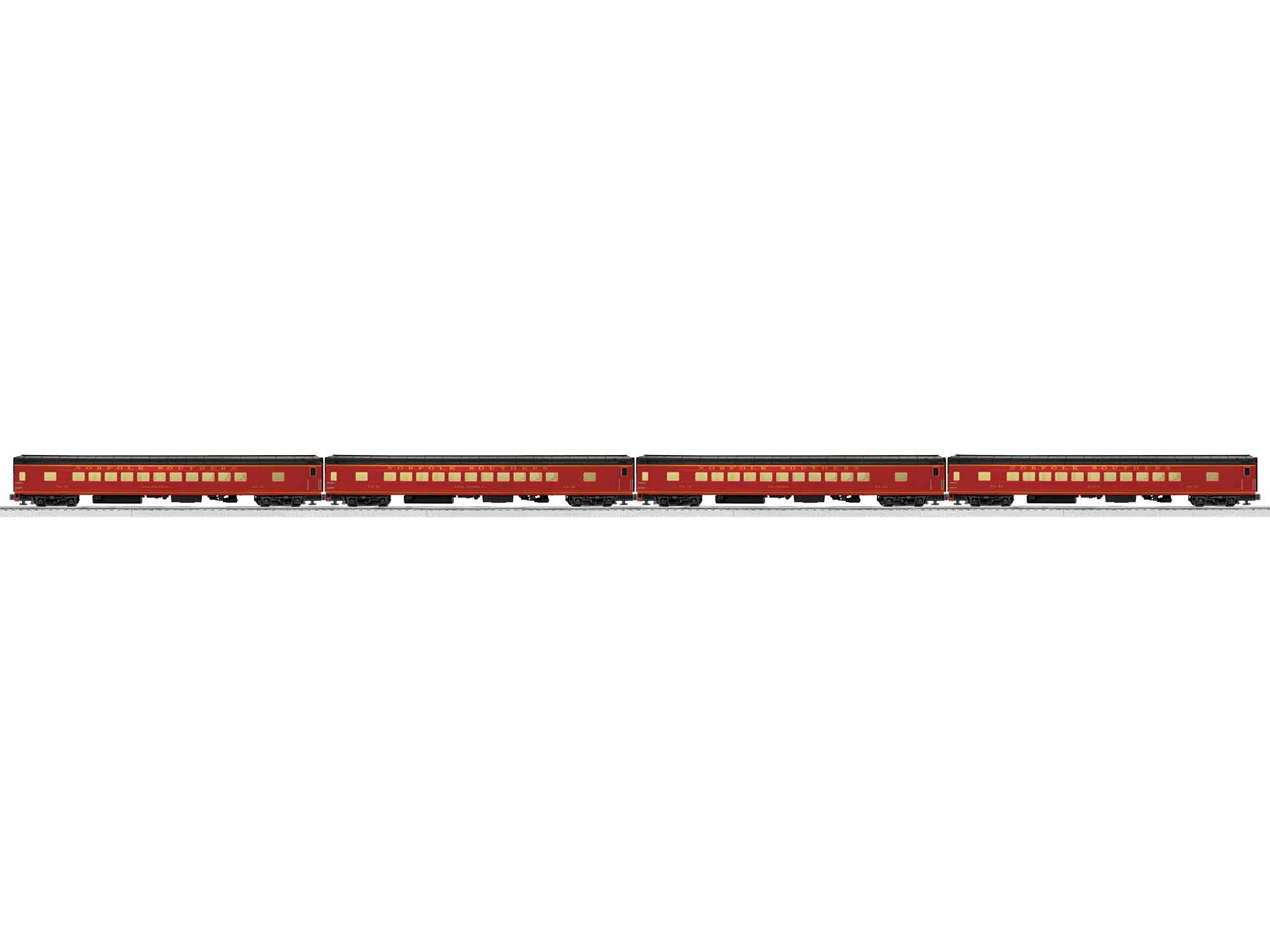 Norfolk Southern Excursion Coach 4-pack