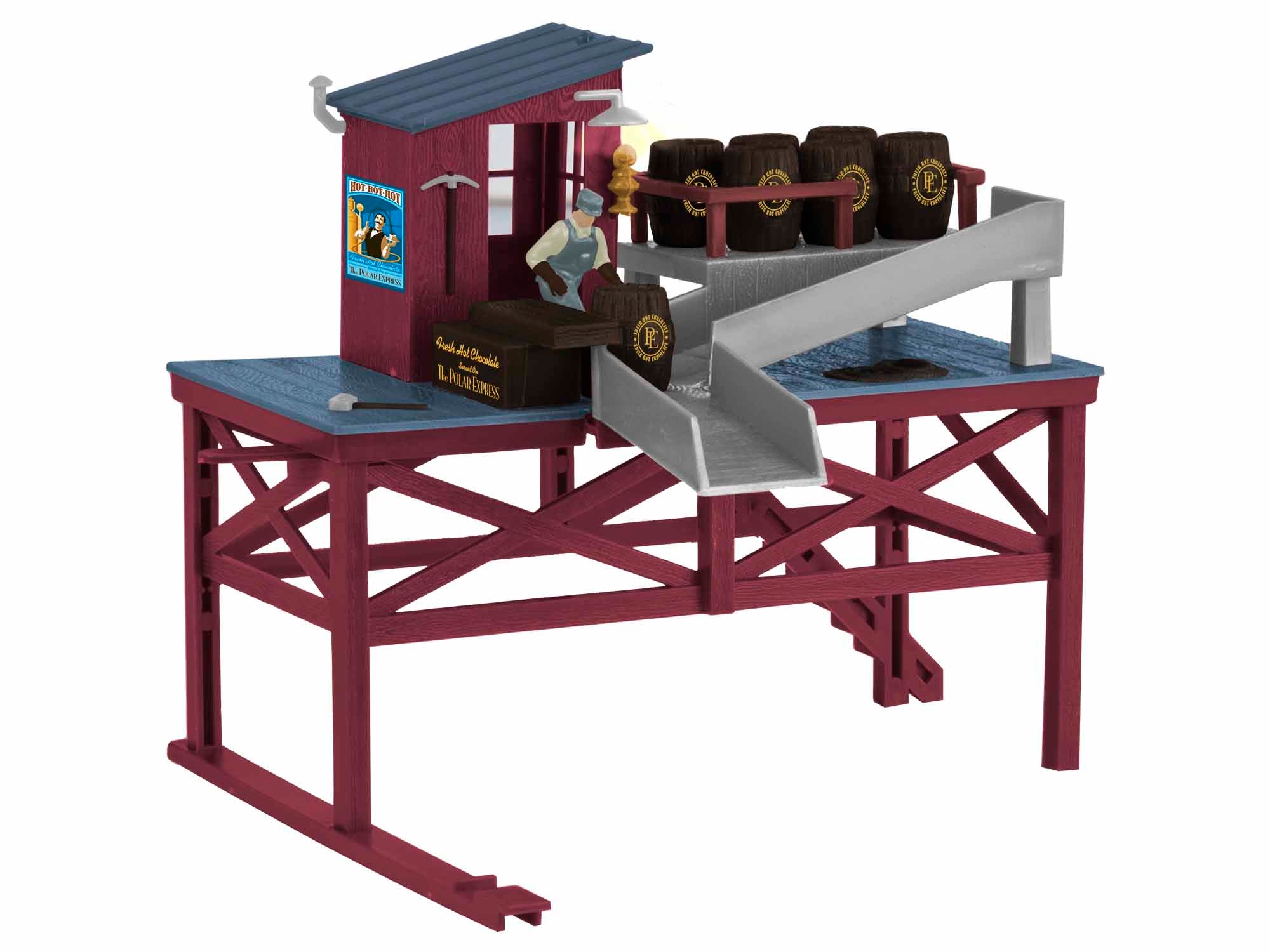 THE POLAR EXPRESS Barrel Loader Building