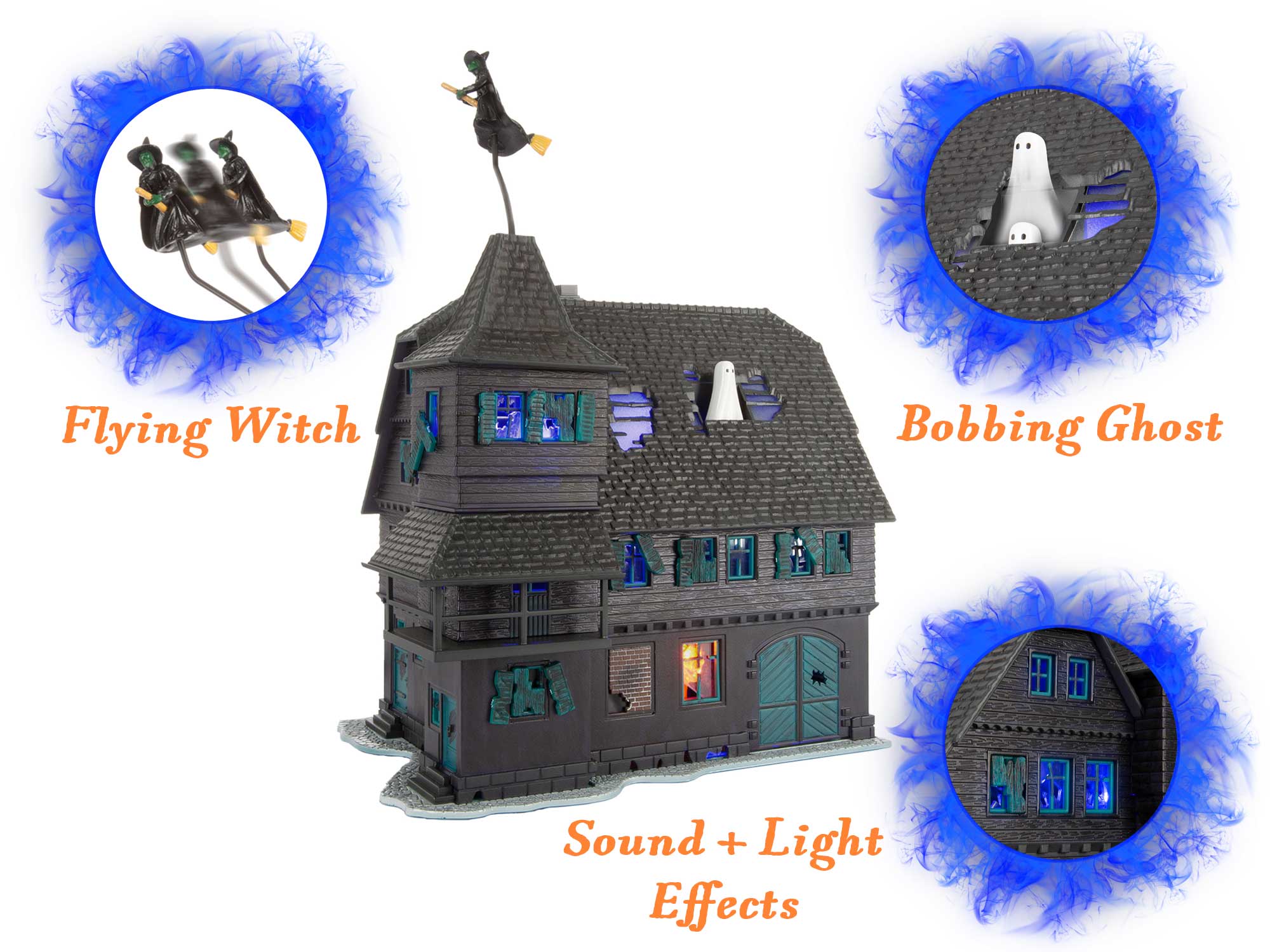 Plug-Expand-Play Haunted House