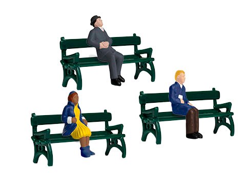 Sitting People with Benches 6-Pack