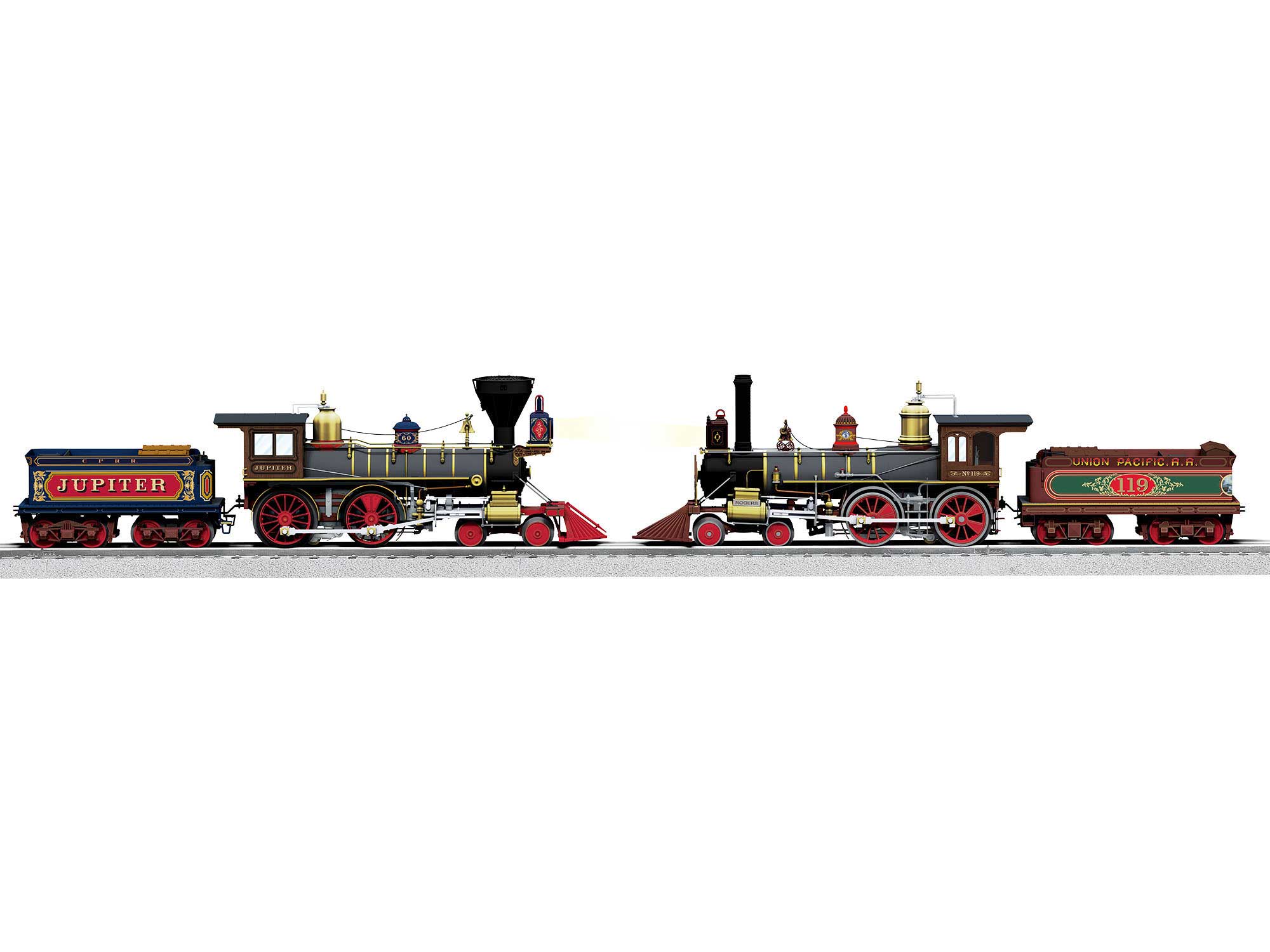 Central Pacific Jupiter 4-4-0 (Painted)