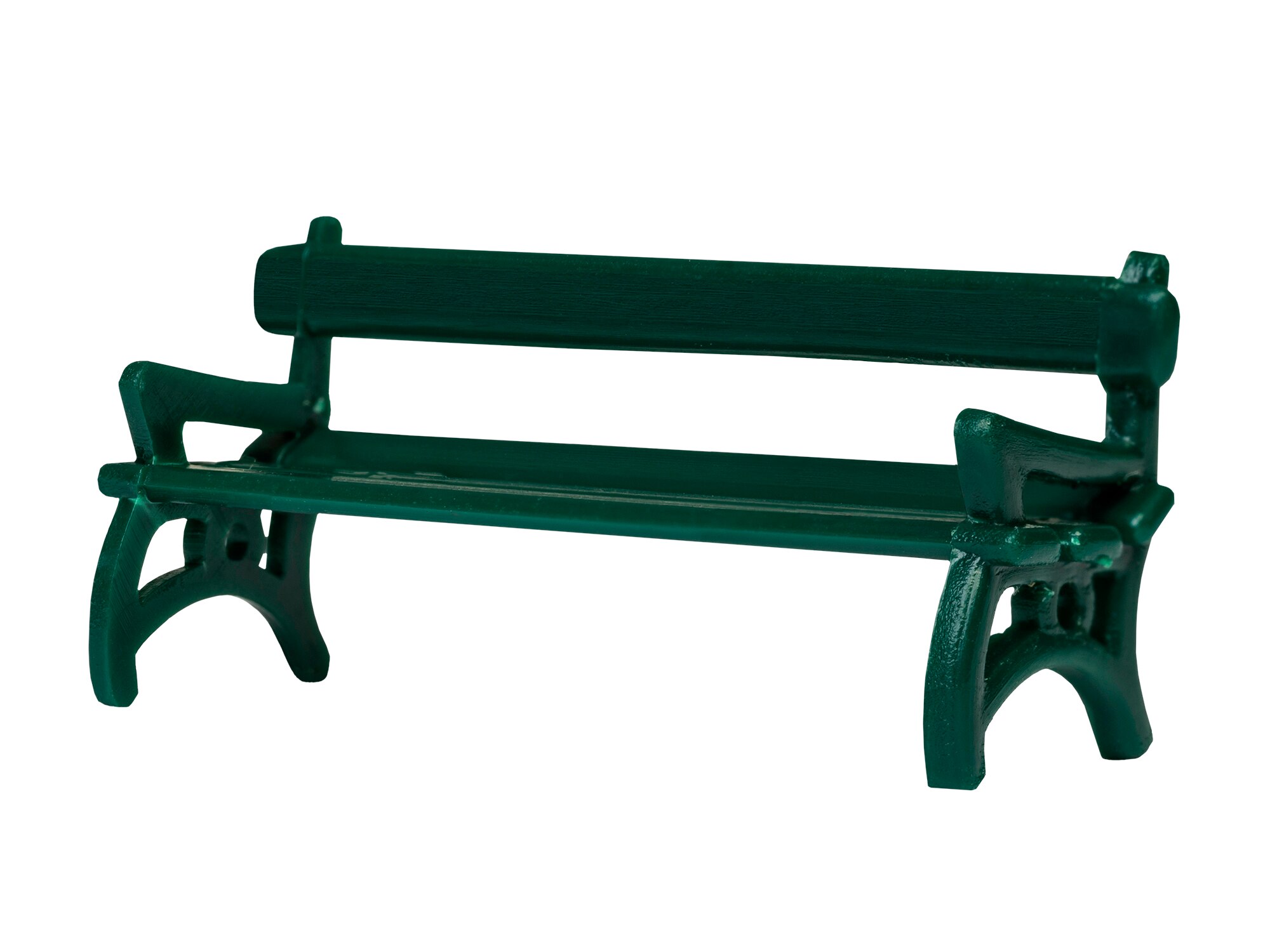 Sitting figures w/ benches and dog