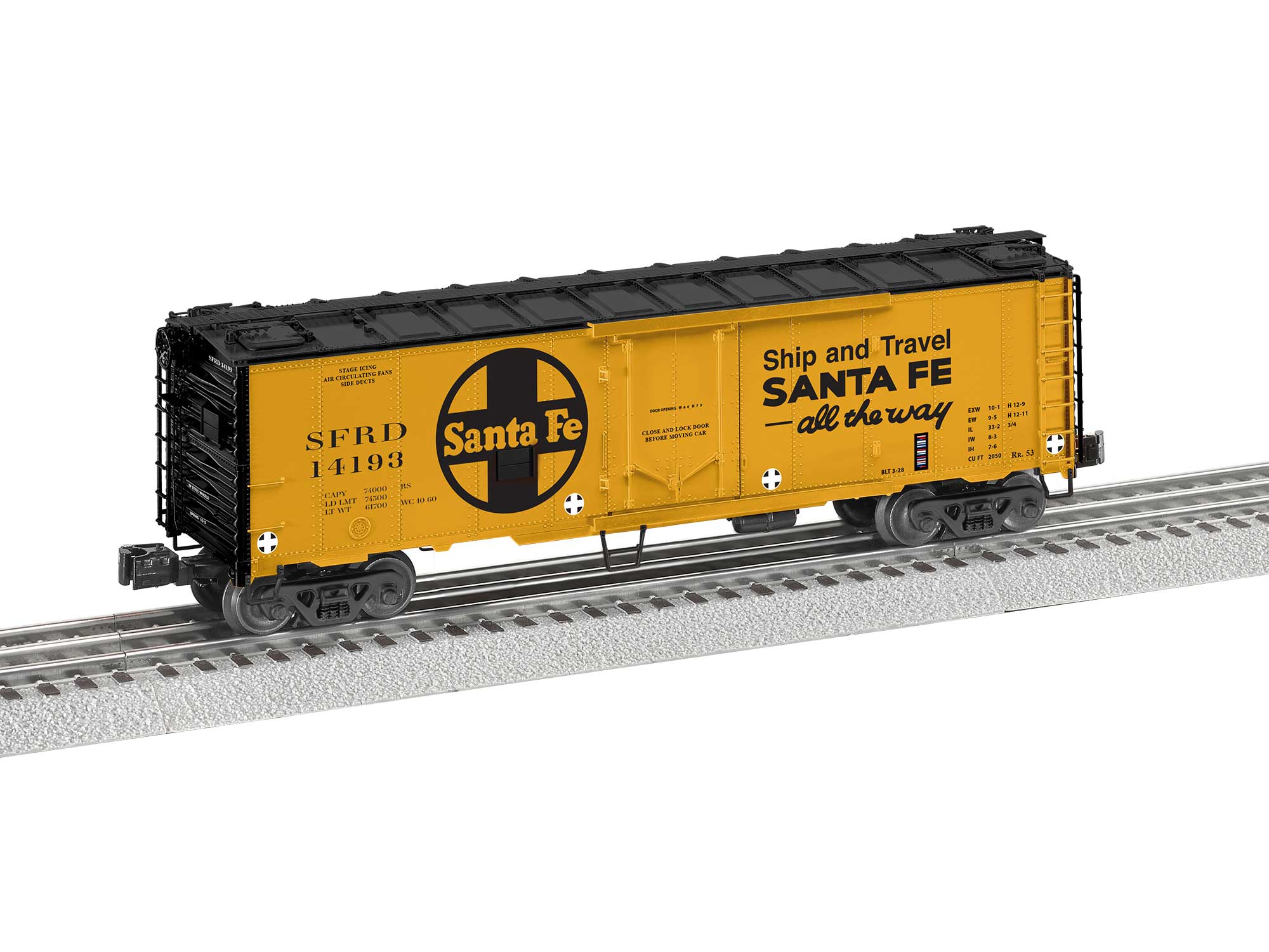 Santa Fe 40' Plug Door Reefer #14193