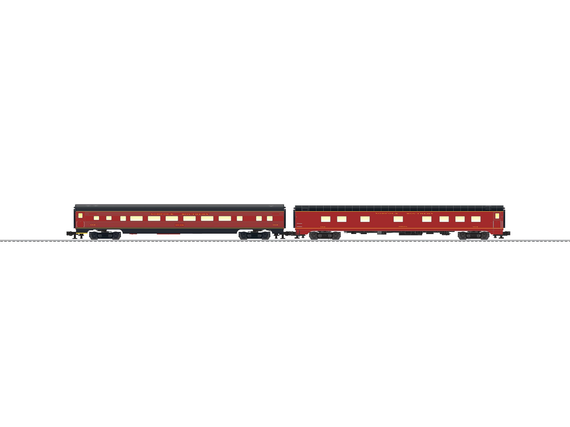 Norfolk Southern Executive Train 21" Passenger Car 2-Pack