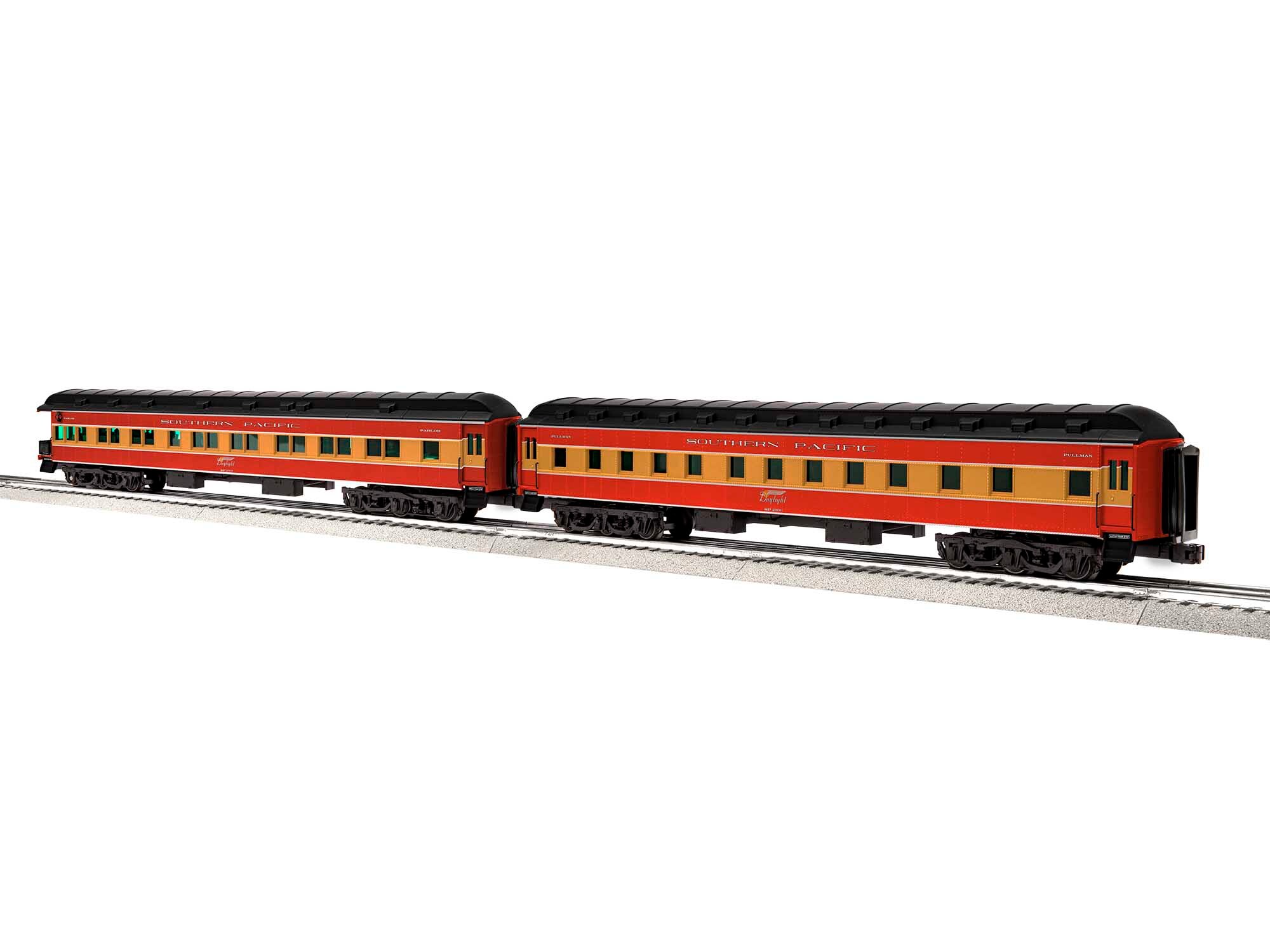 Lionel O-gauge Southern Pacific Daylight Illuminated Passenger Car ...