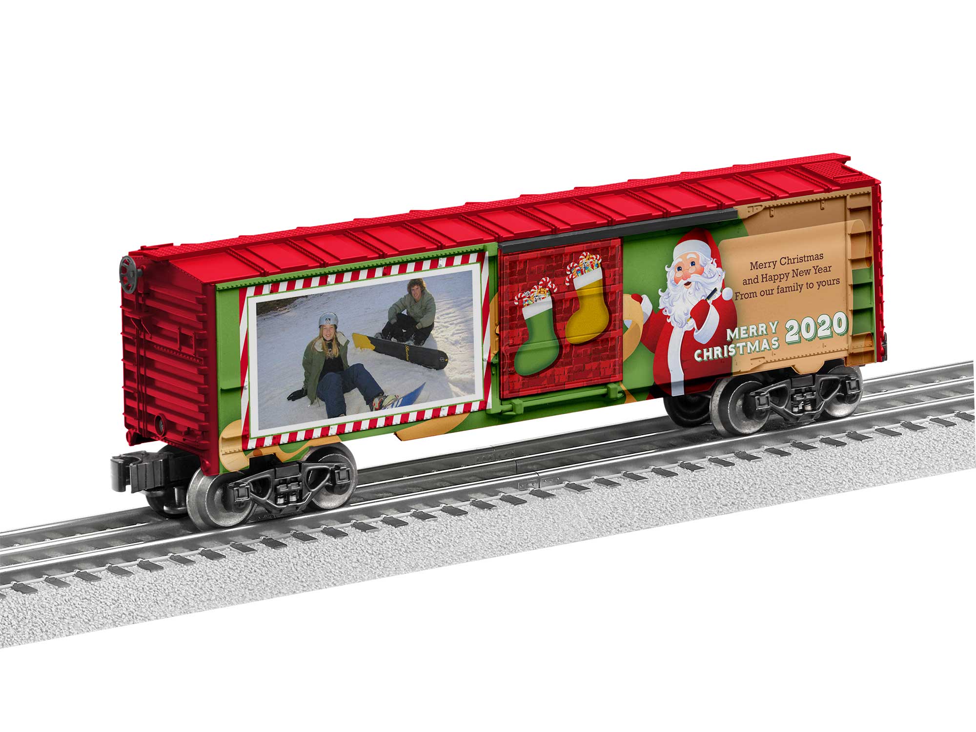 2020 Merry Christmas Personalized Boxcar