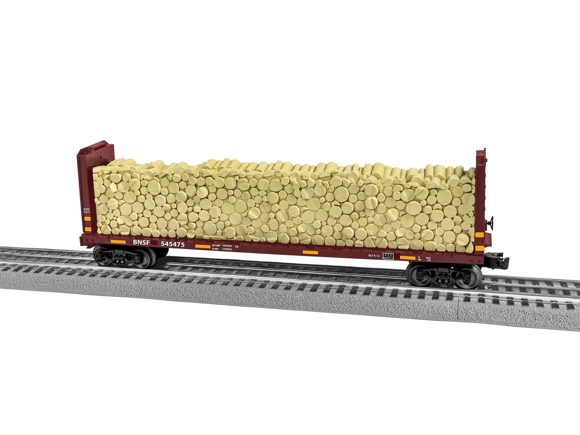 BNSF Standard O Bulkhead Flatcar #545475