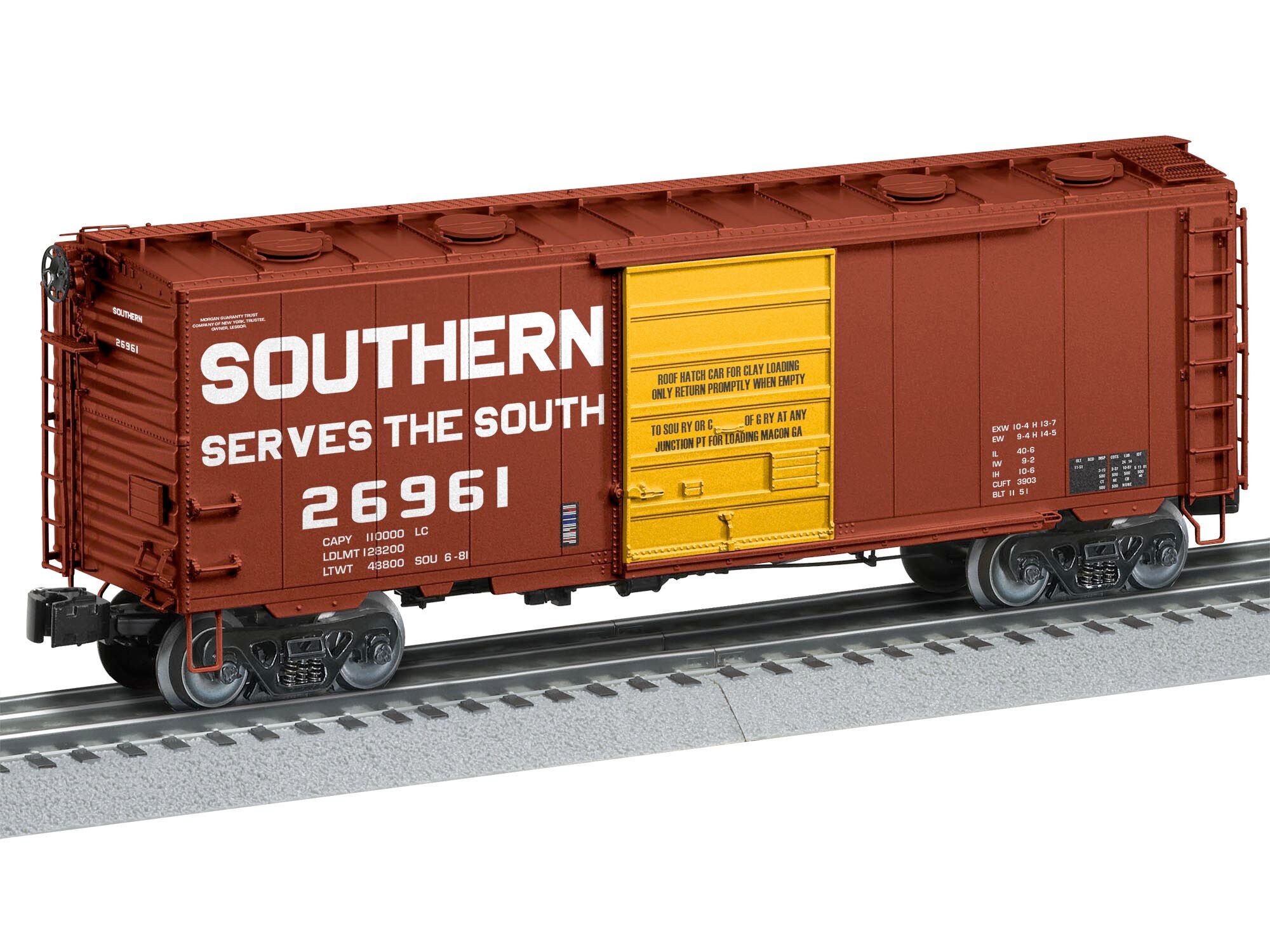 Southern Roof-Hatch Boxcar #26961