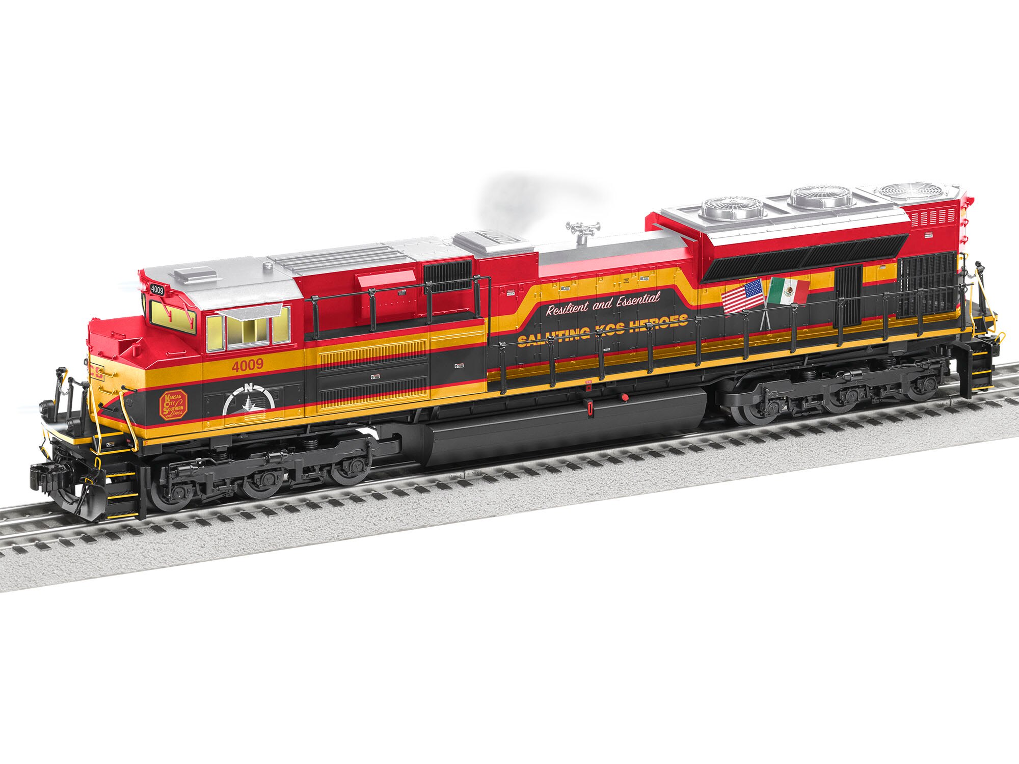 Kansas City Southern LEGACY SD70ACe #4009 "Heroes"