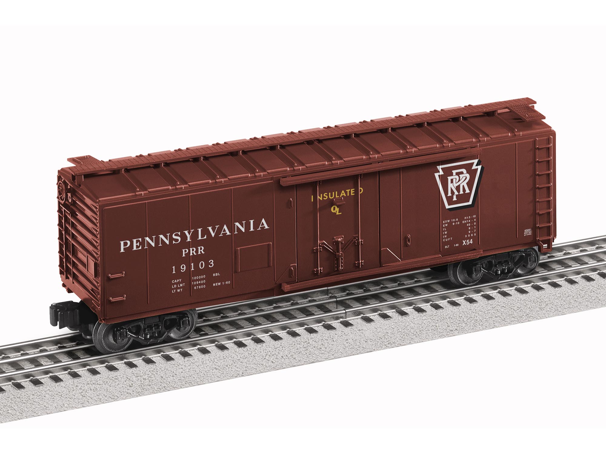 Pennsylvania Standard O RBL #19103