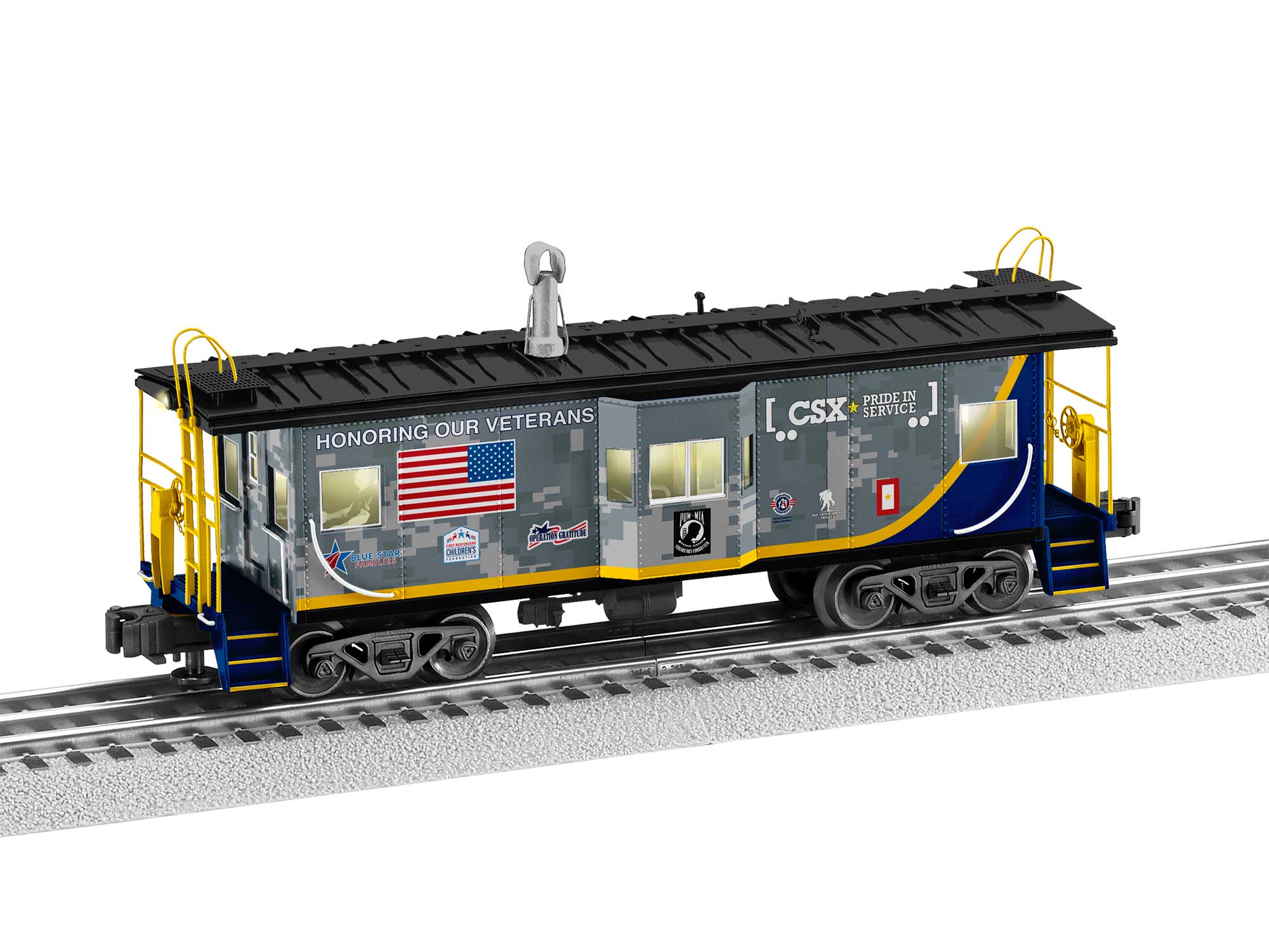 CSX Veterans Bay Window Caboose
