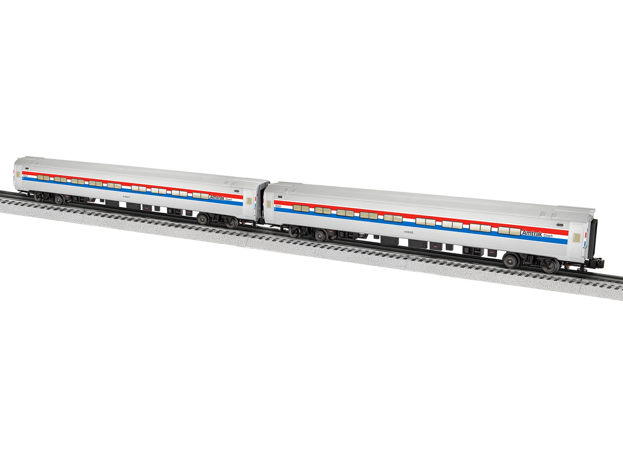 Amtrak Amfleet Phase III Coach 2-Pack