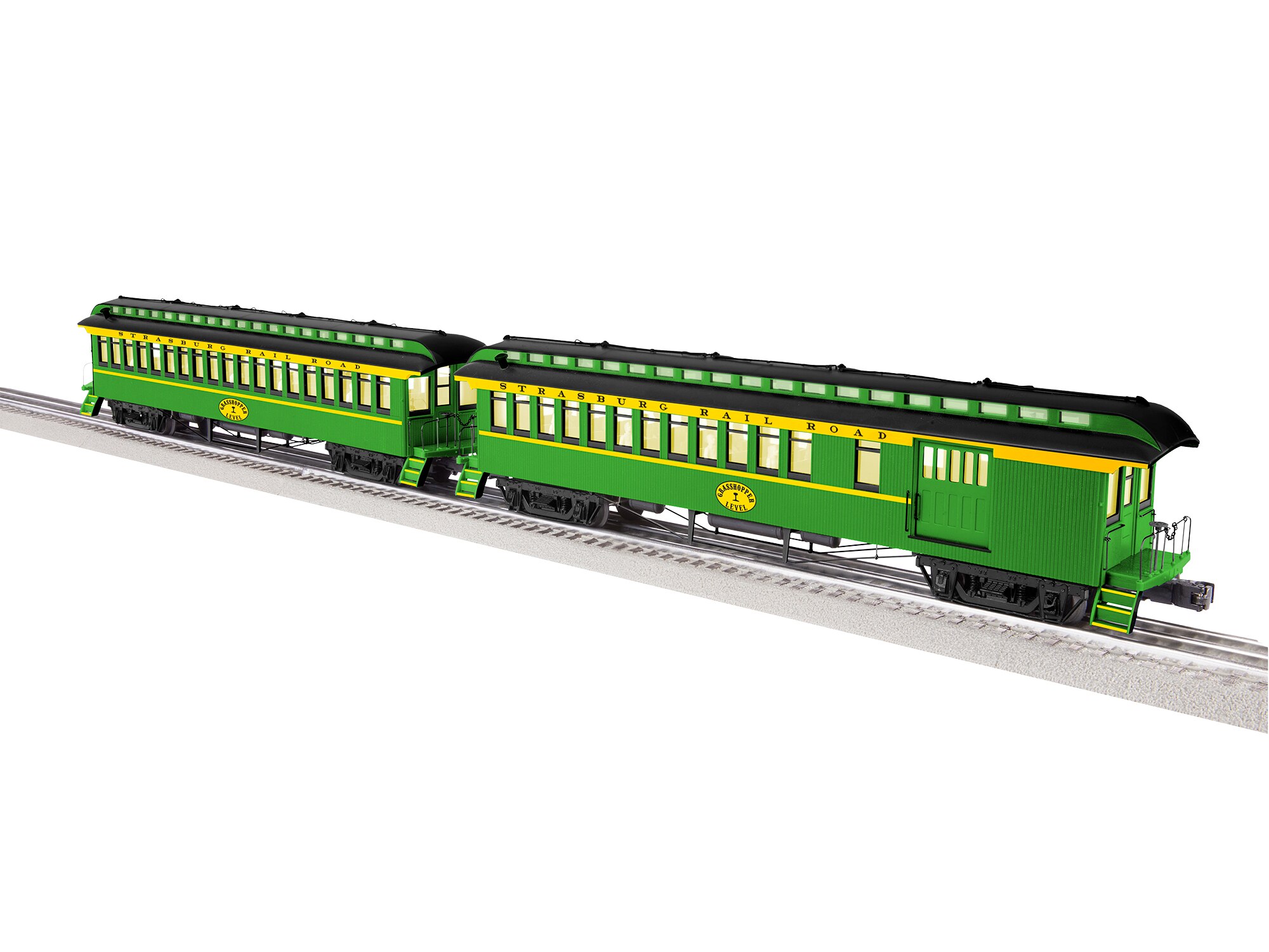 Strasburg Railroad Coach 2-Pack A (1970s)