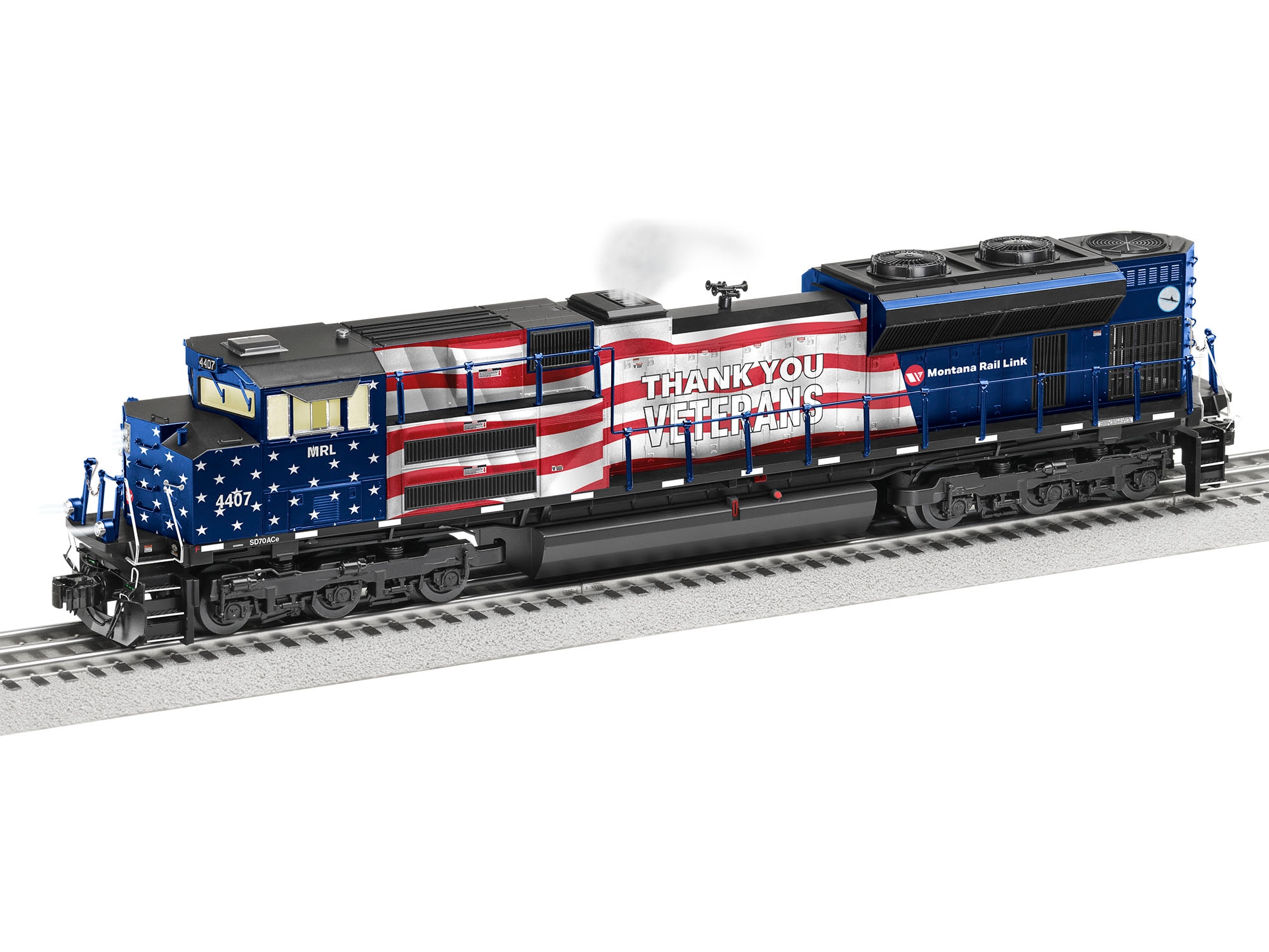 Montana Rail Link Veterans LEGACY SD70ACE #4407