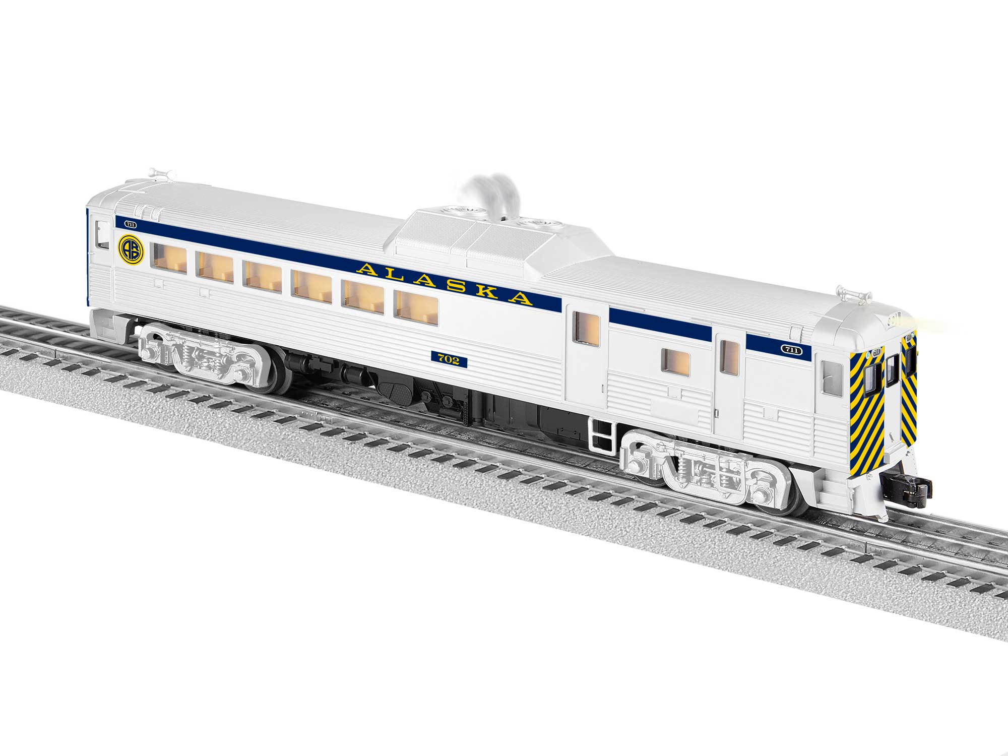 Alaska Budd LionChief Plus 2.0 RDC Unit #711