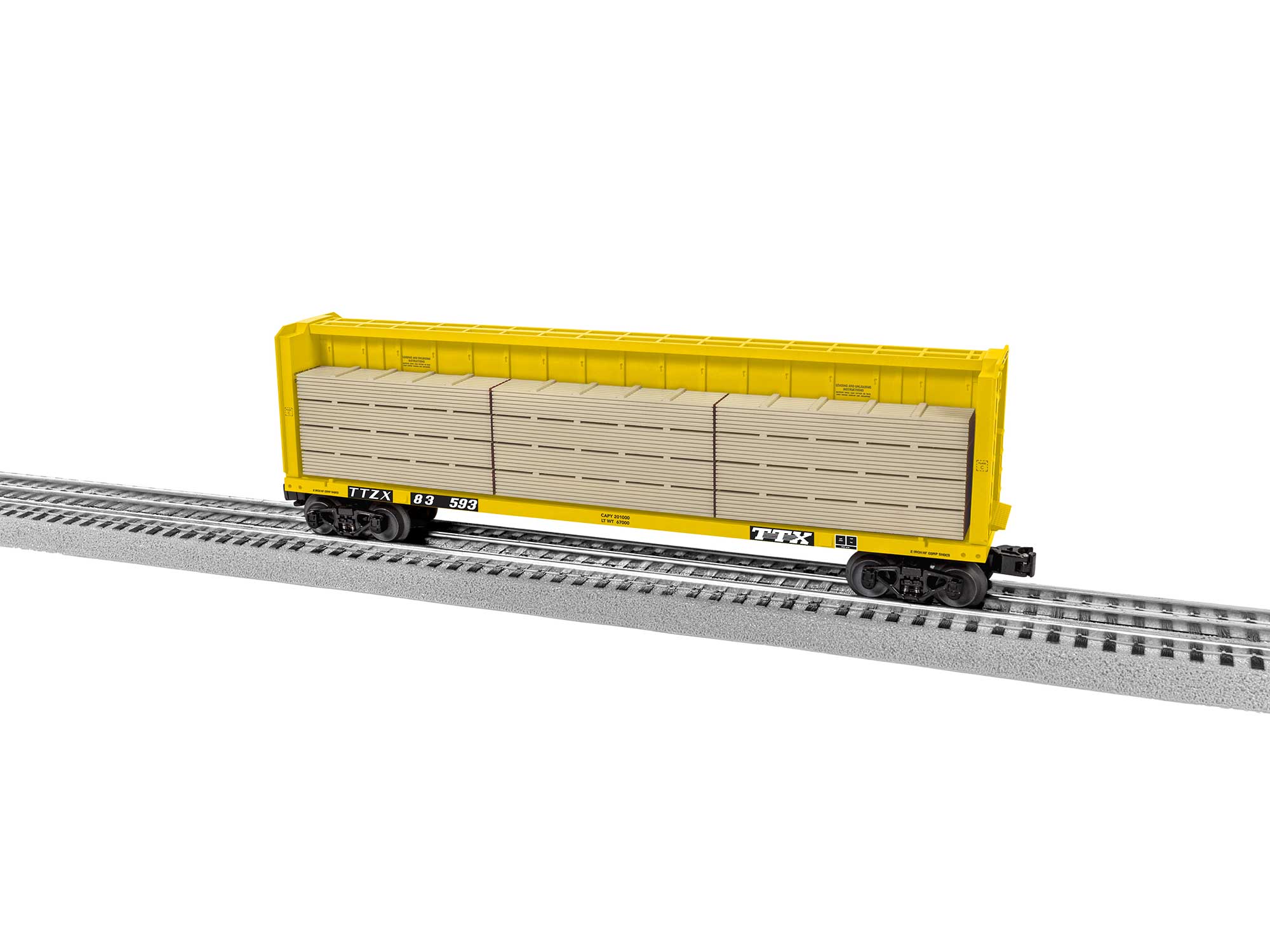 TTX Centerbeam Flatcar #83593