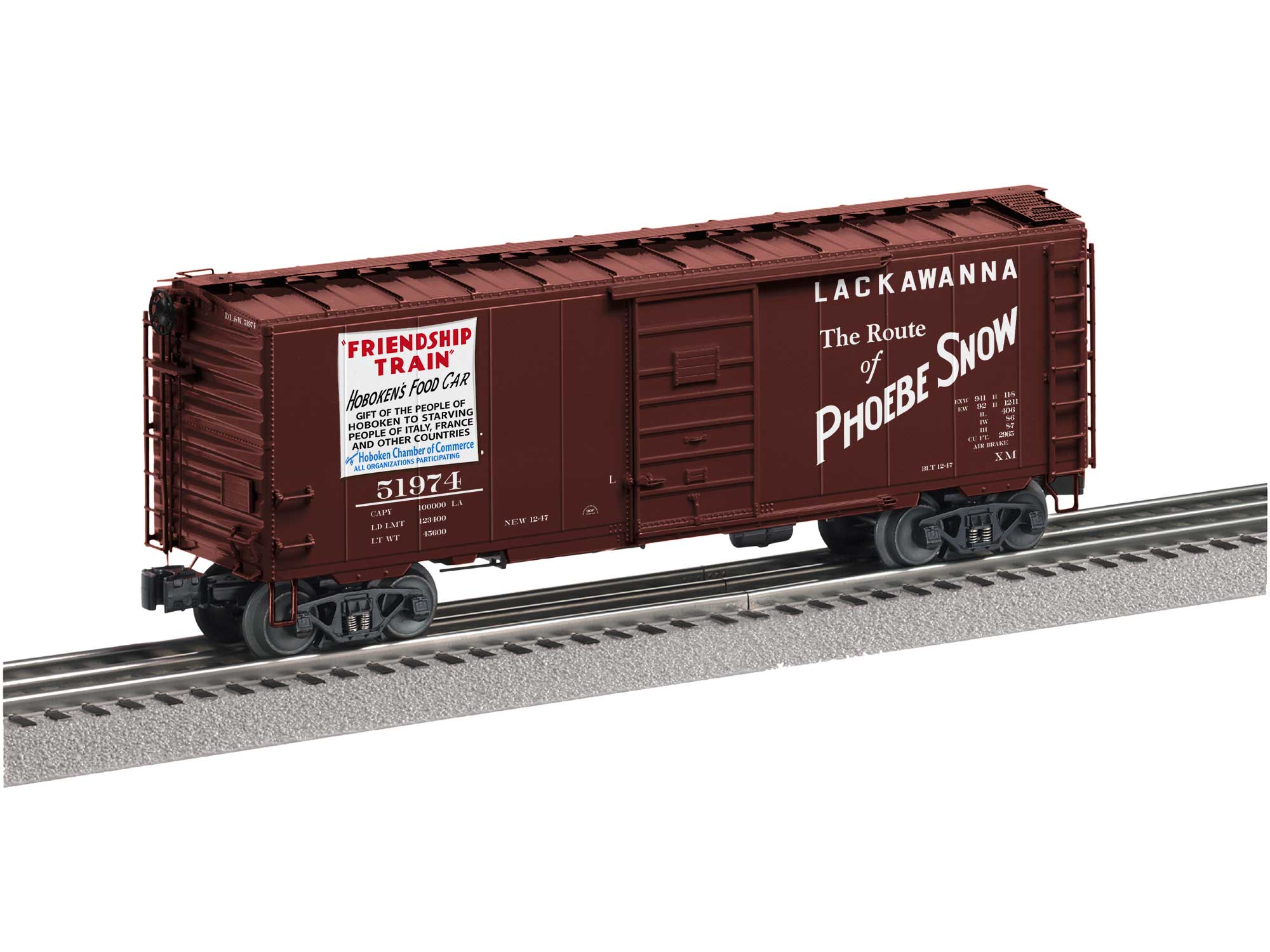DL&W Friendship Train Freightsounds PS-1 Boxcar #51974