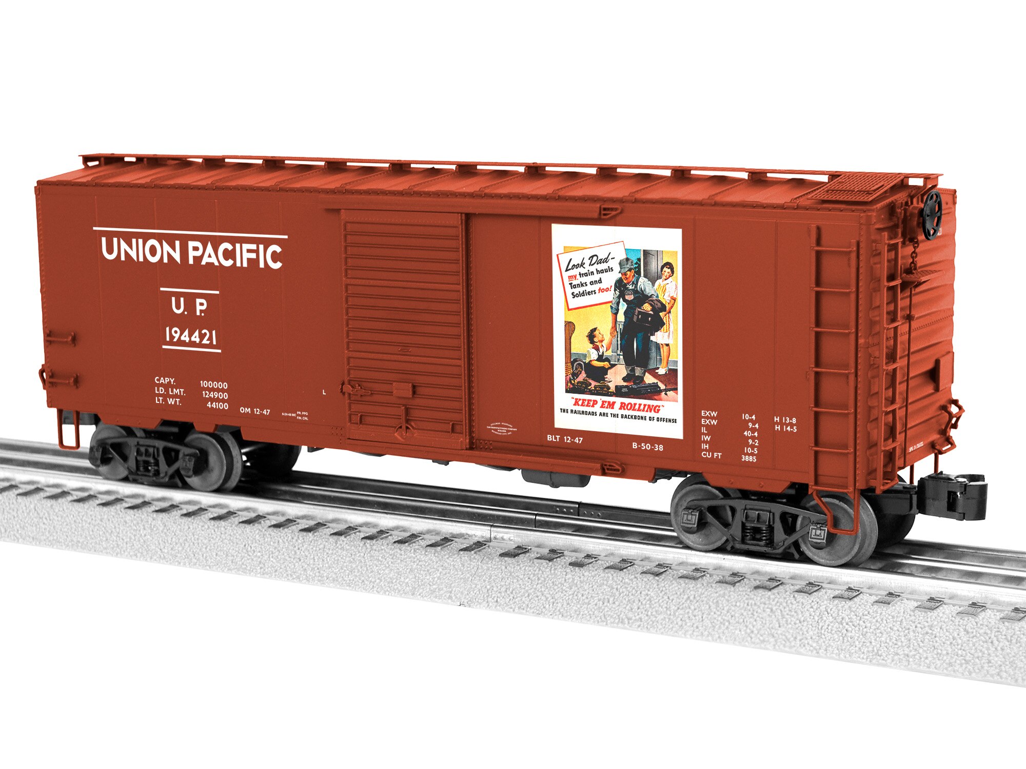 Union Pacific WWII PS-1 FreightSounds Boxcar - Look Dad
