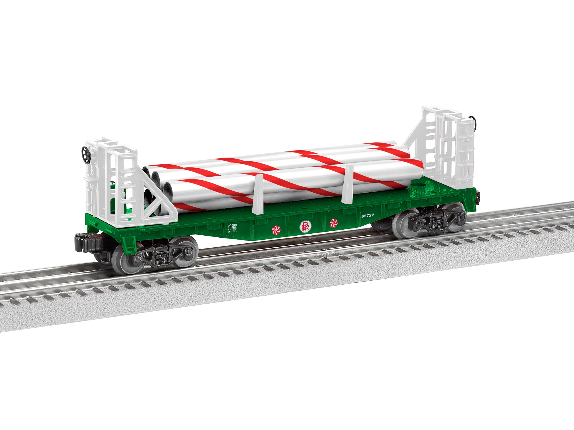 Peppermint Railroad Transport Bulkhead Flatcar