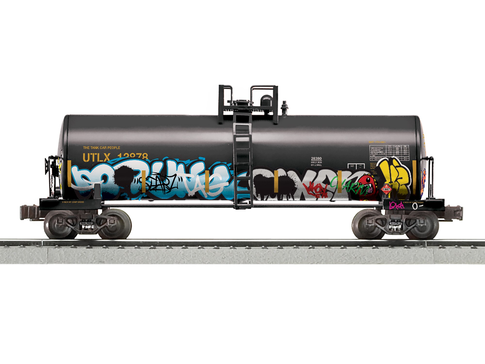 UTLX Graffiti Unibody Tank Car