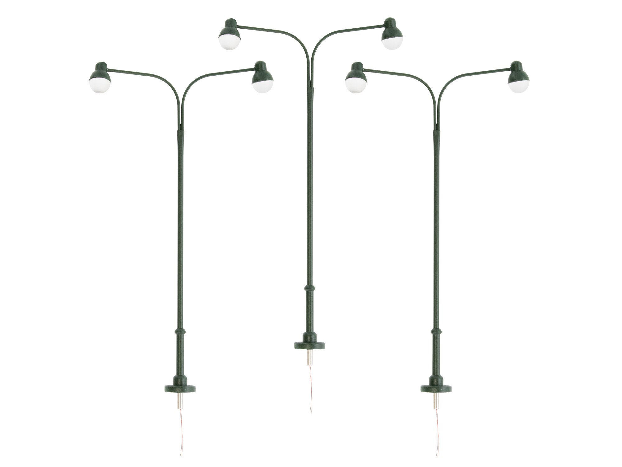 Double Arm Globe Light 3-Pack