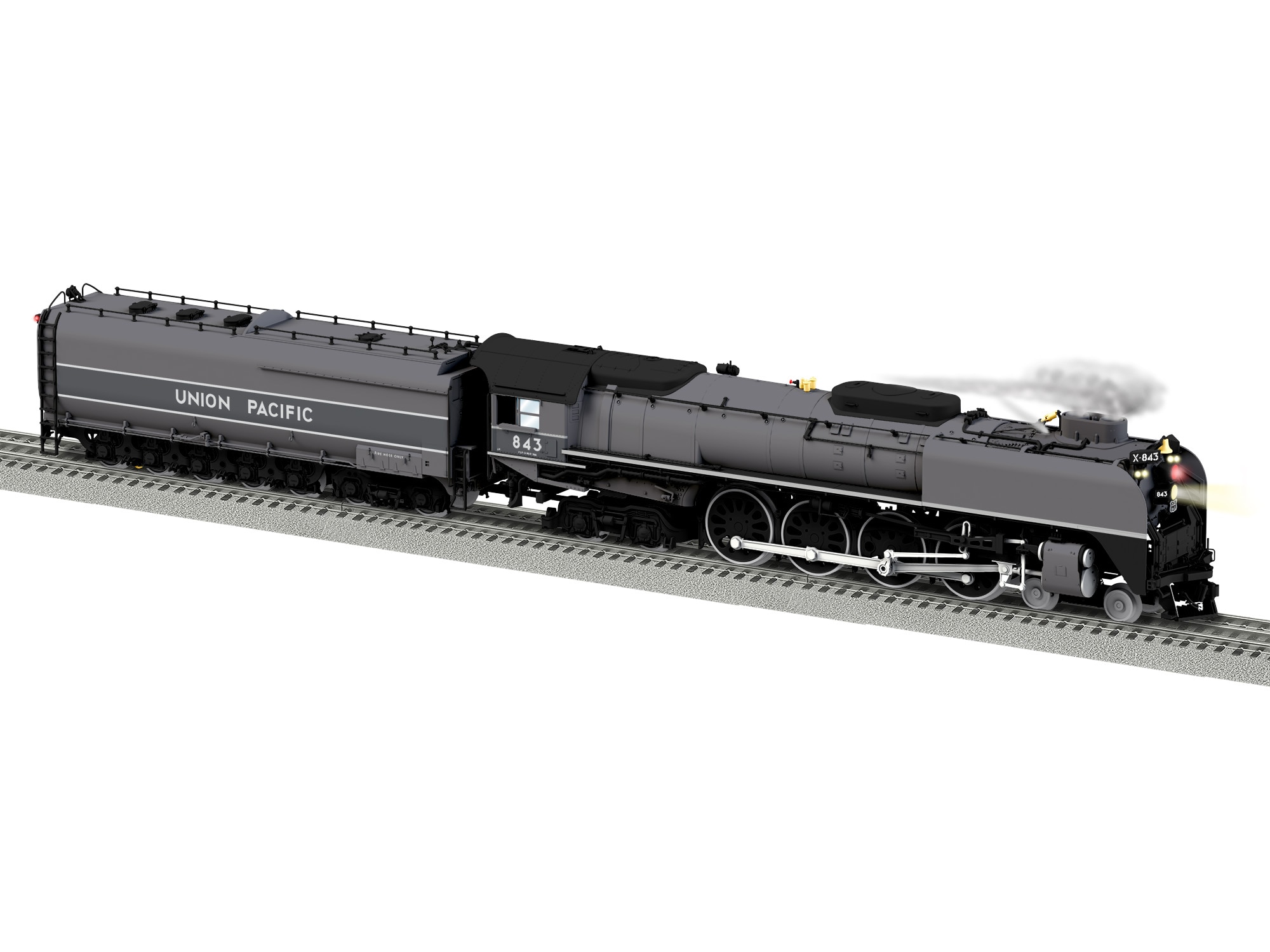 Union Pacific LEGACY FEF-3 #843 - Gray/Silver