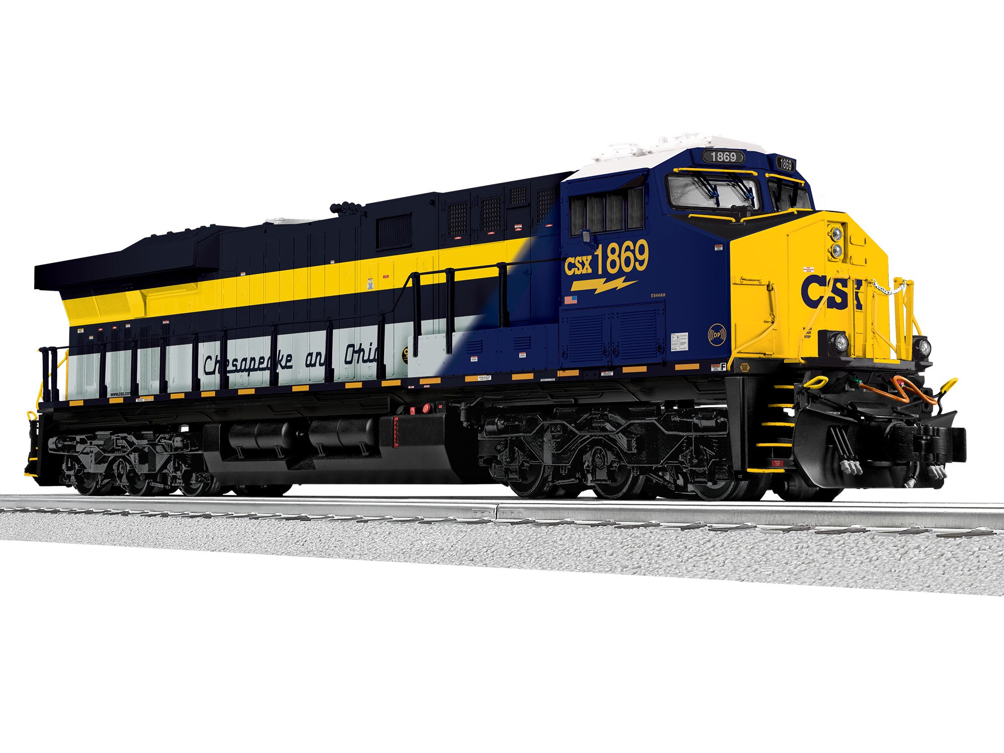 CSX non-pwd ES44AC #1869 (C&O)