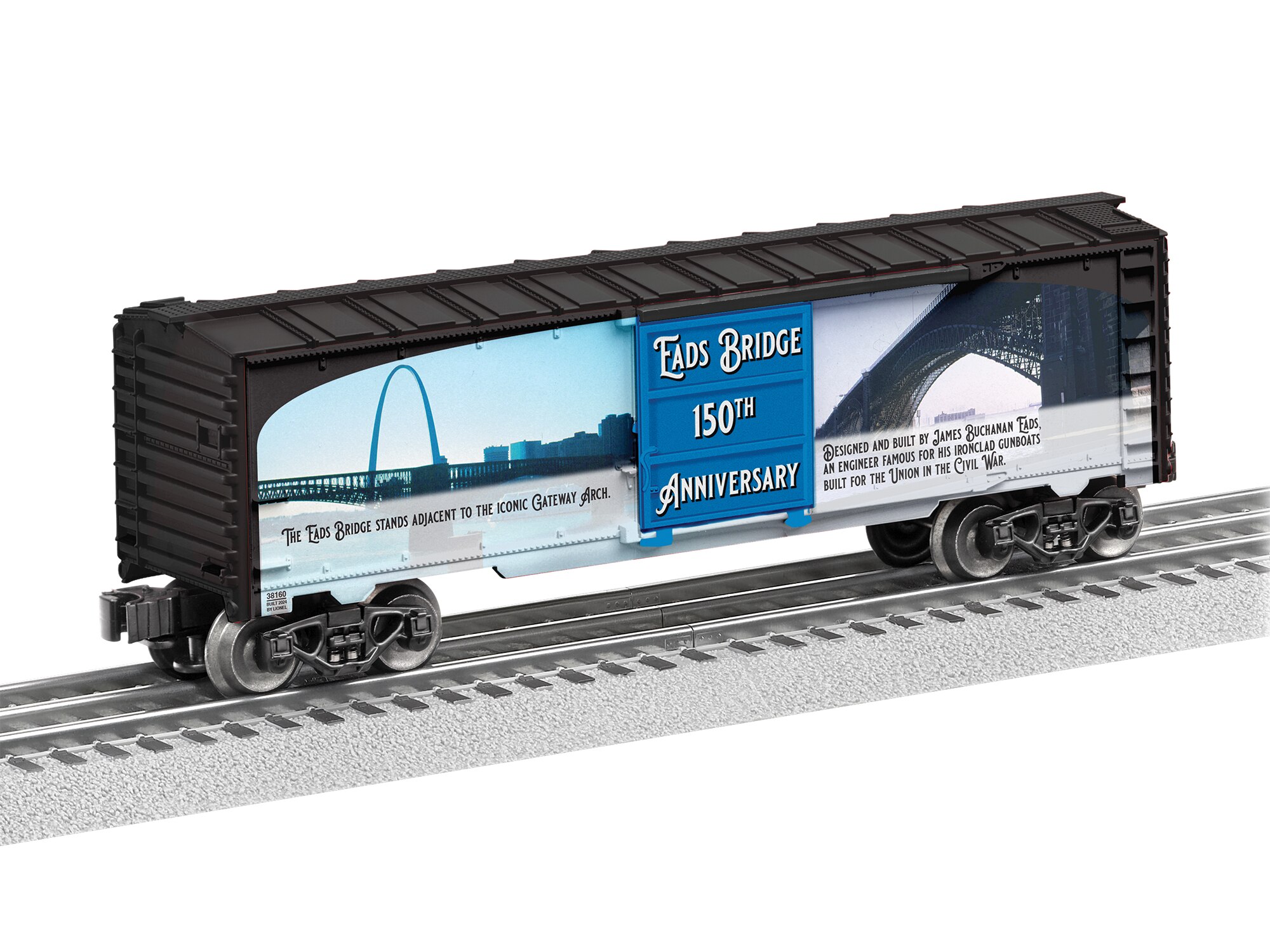 Eads Bridge 150th Anniversary MUSA Boxcar