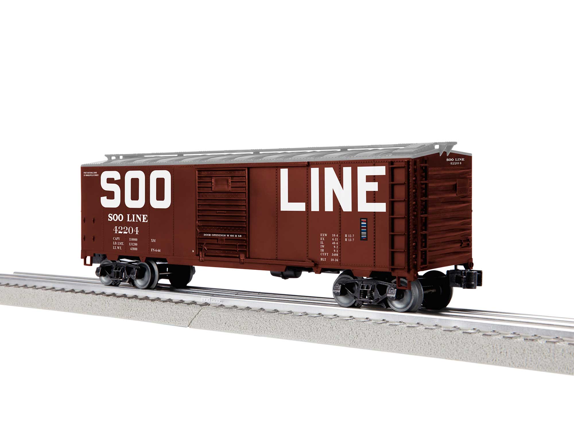 Soo Line Steel Side Boxcar #42204