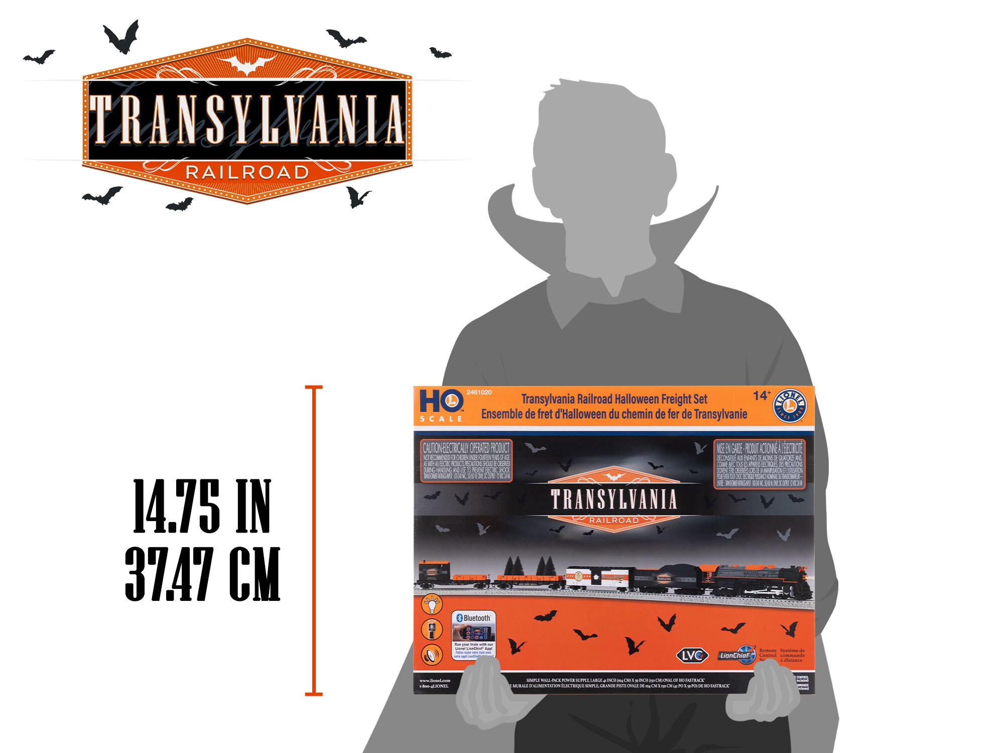 Transylvania Railroad Halloween Freight Set