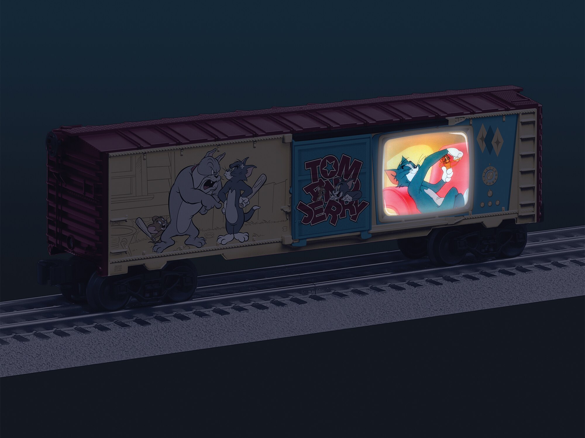 Tom and Jerry Illuminated Cartoon Boxcar