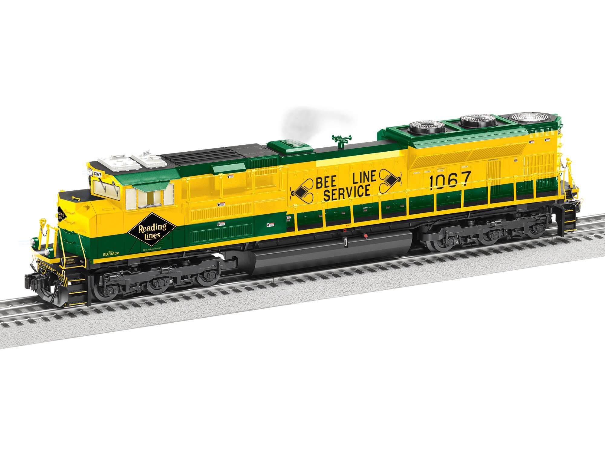 NS Reading LEGACY SD70ACE #1067