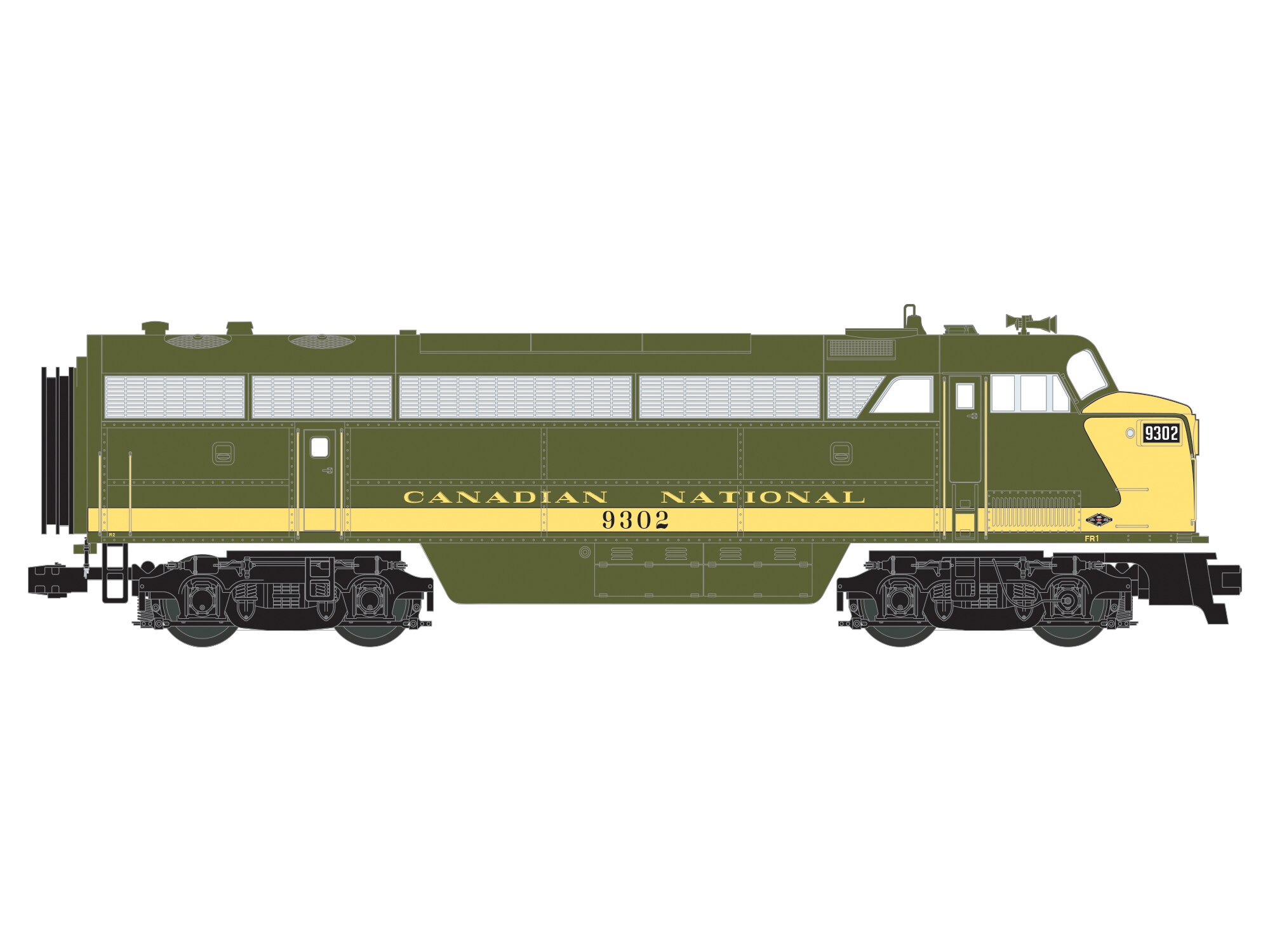 Canadian National LEGACY C Liner #9302