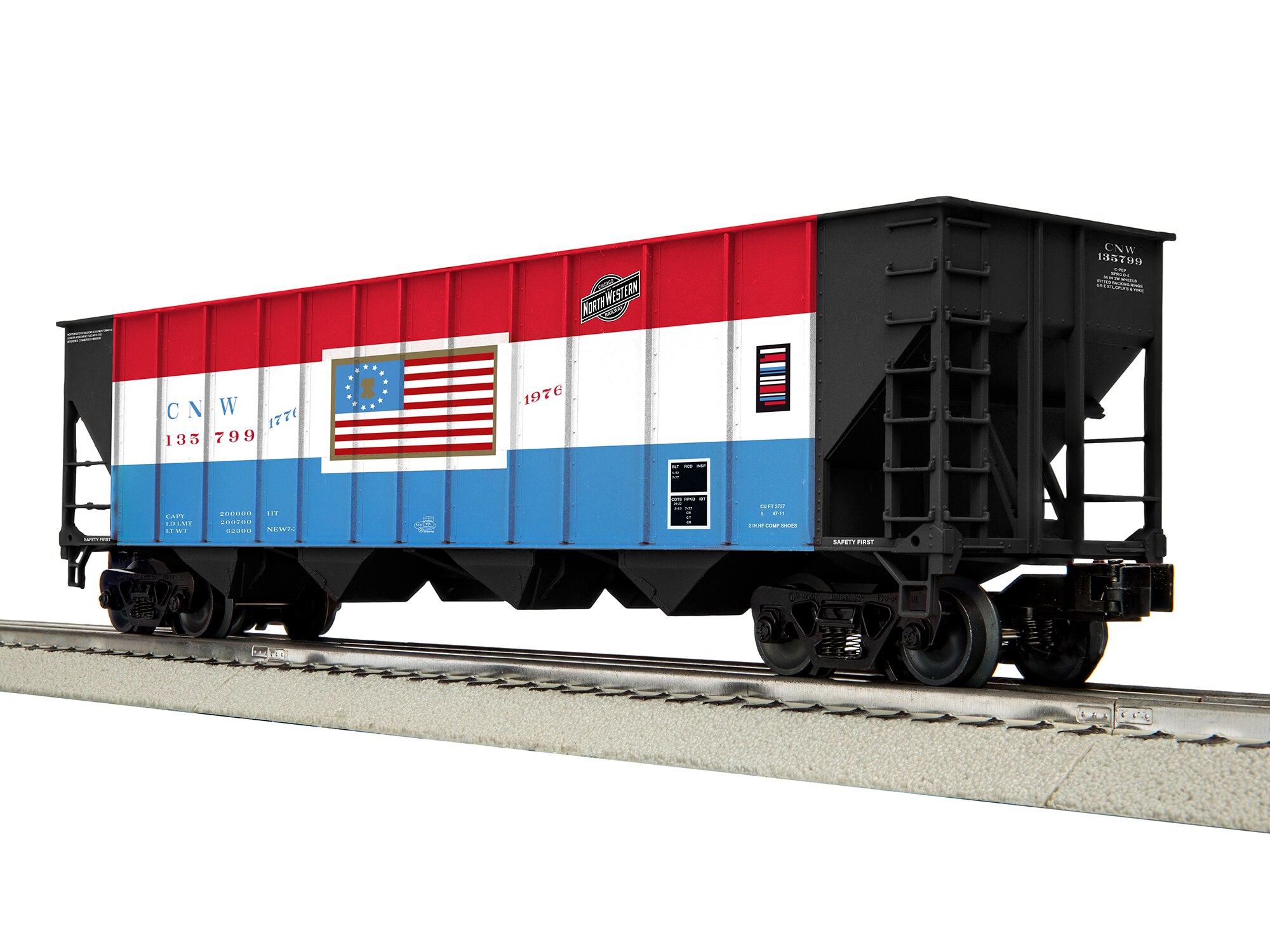 CNW Bicentennial 4 Bay Hopper #135799