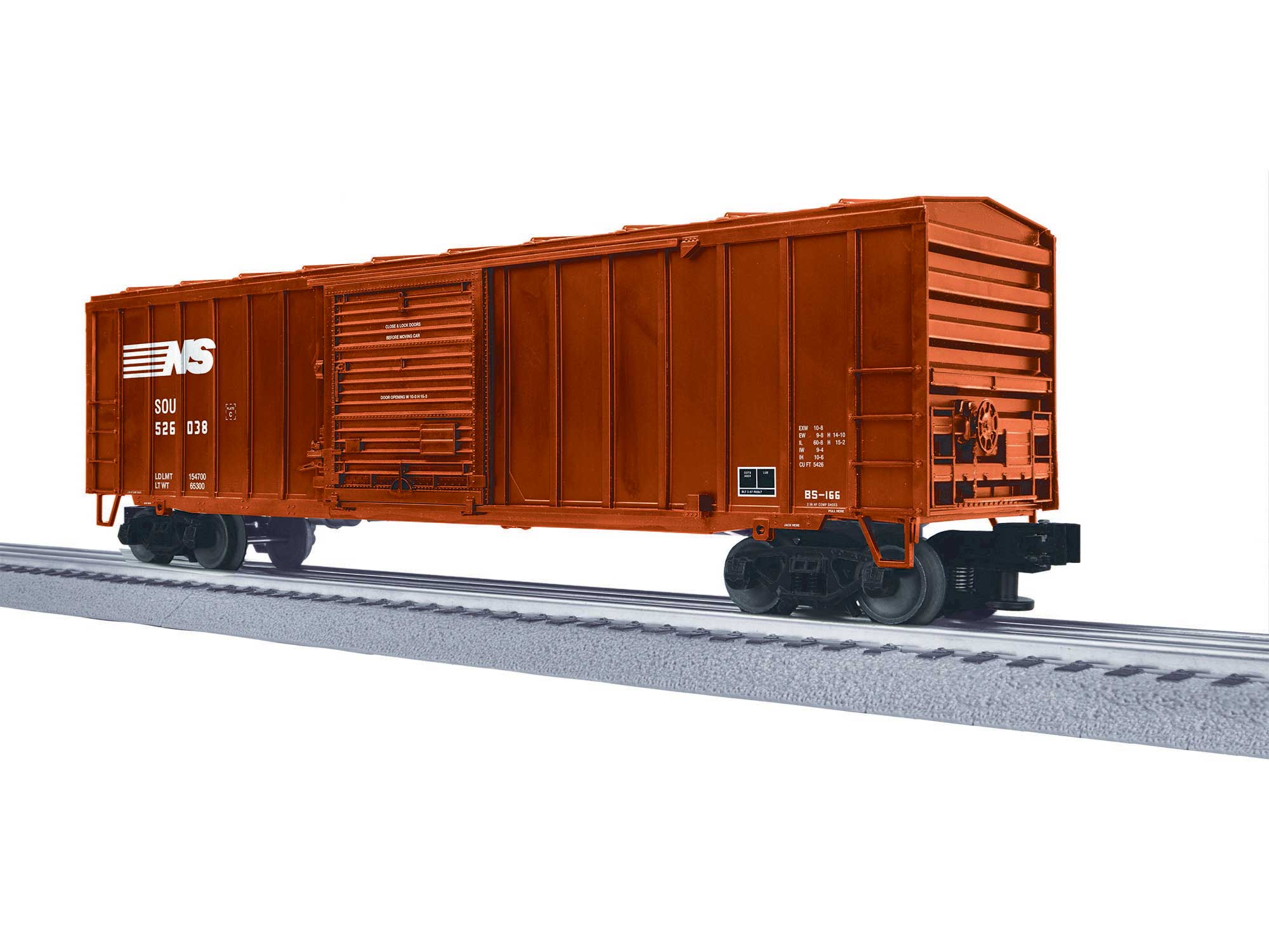 LionScale Norfolk Southern 50' Modern Boxcar 6-Pack