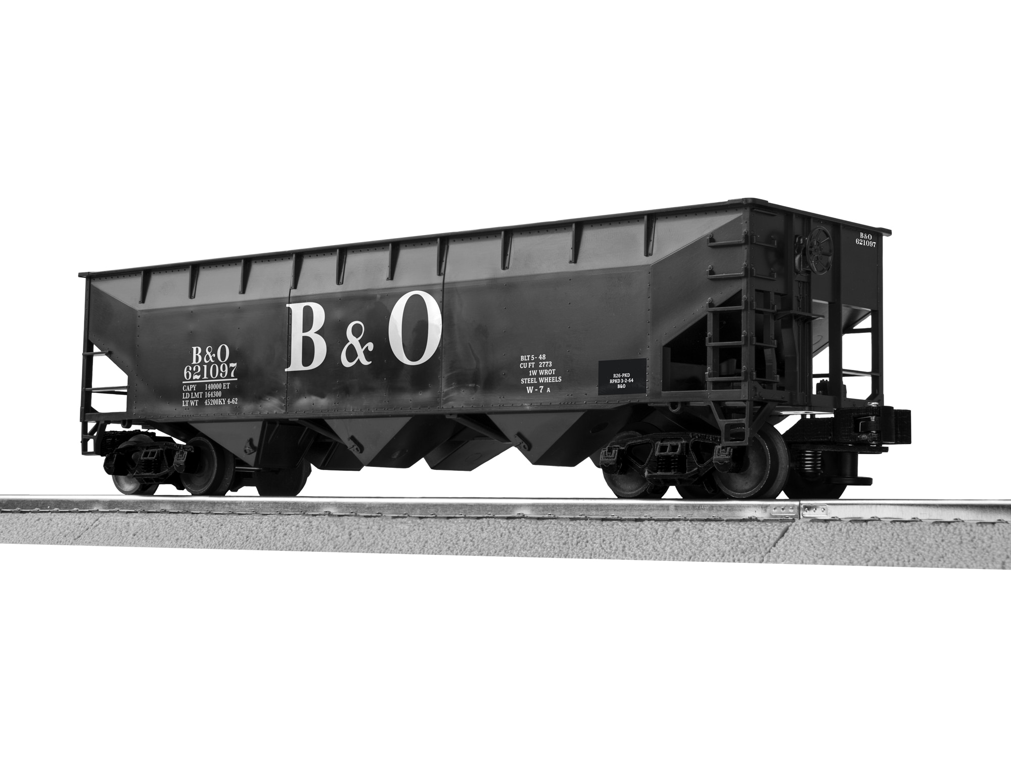 LionScale Baltimore & Ohio 3-Bay Offset Hopper 6-Pack