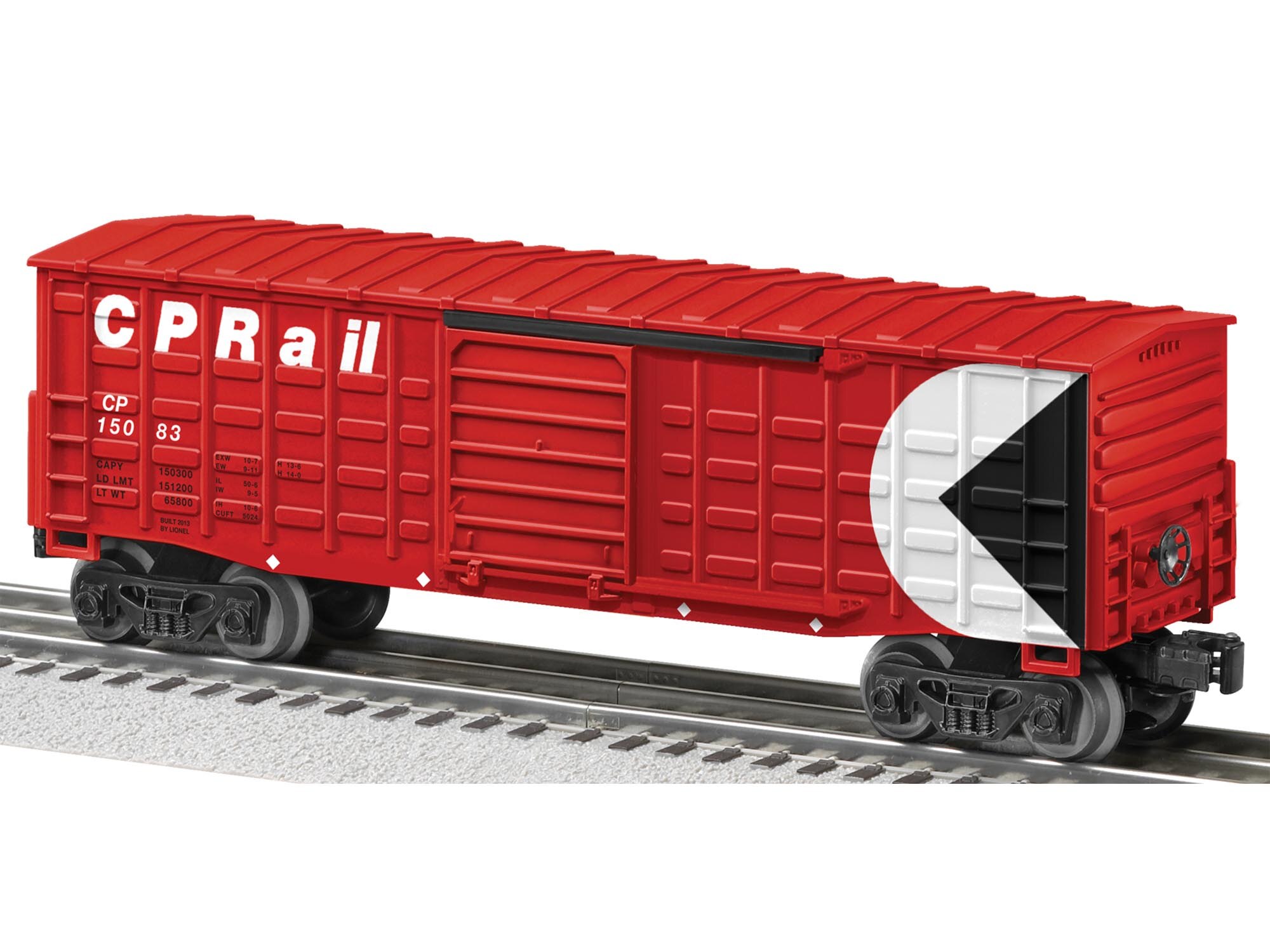 Canadian Pacific Waffle-sided Boxcar