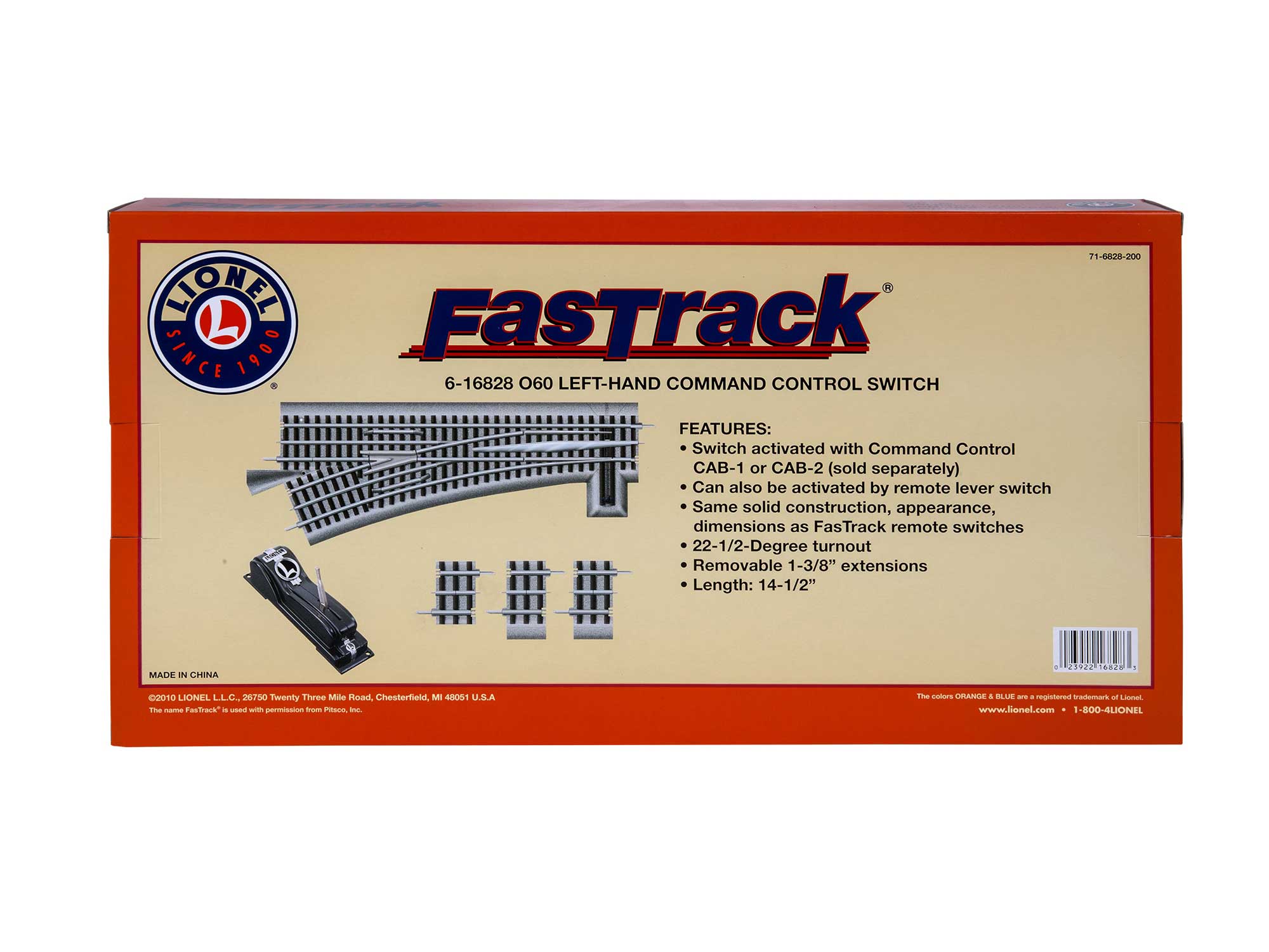 FasTrack O60 Command Control LH Switch