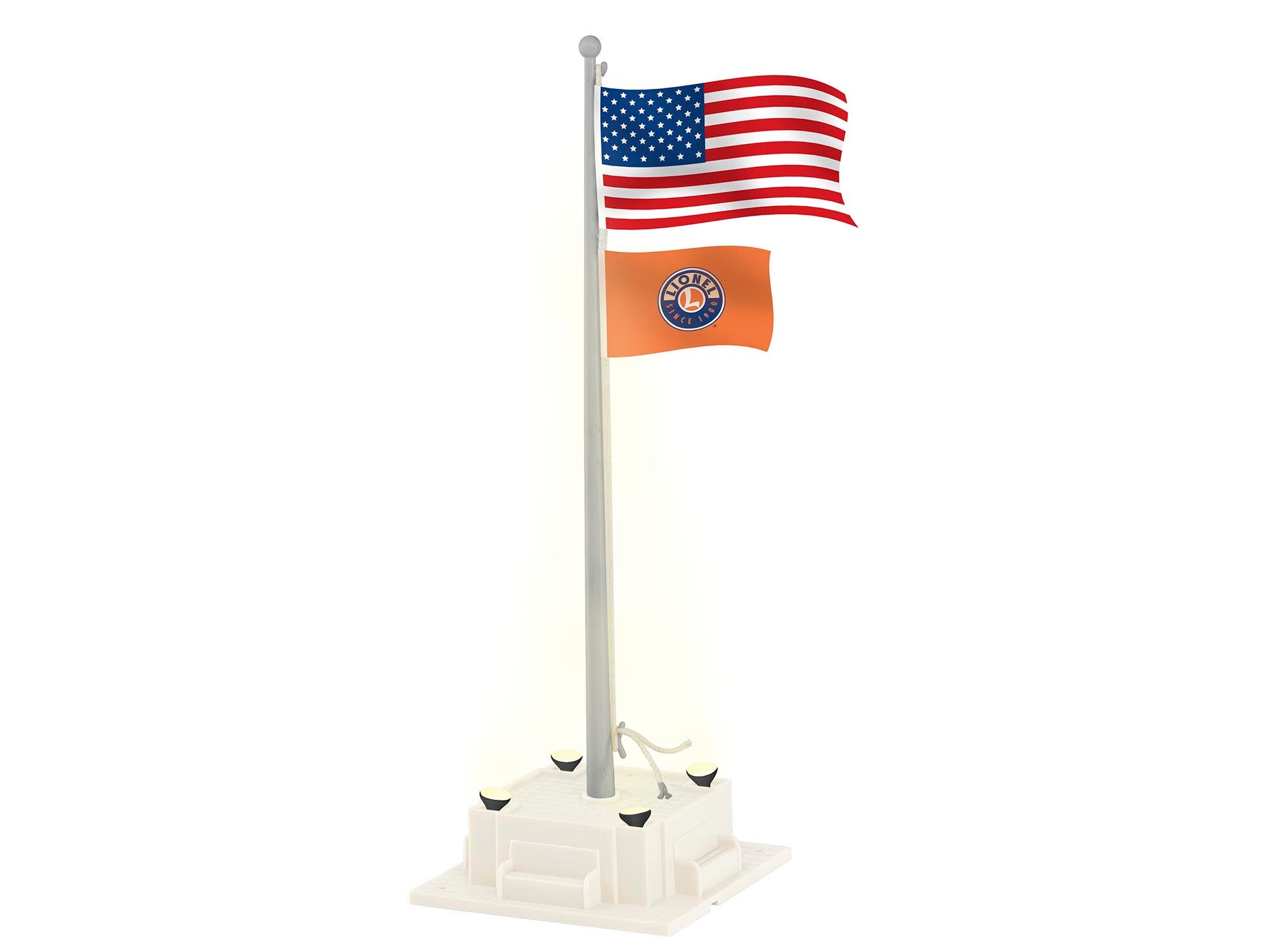 Flagpole with Lights