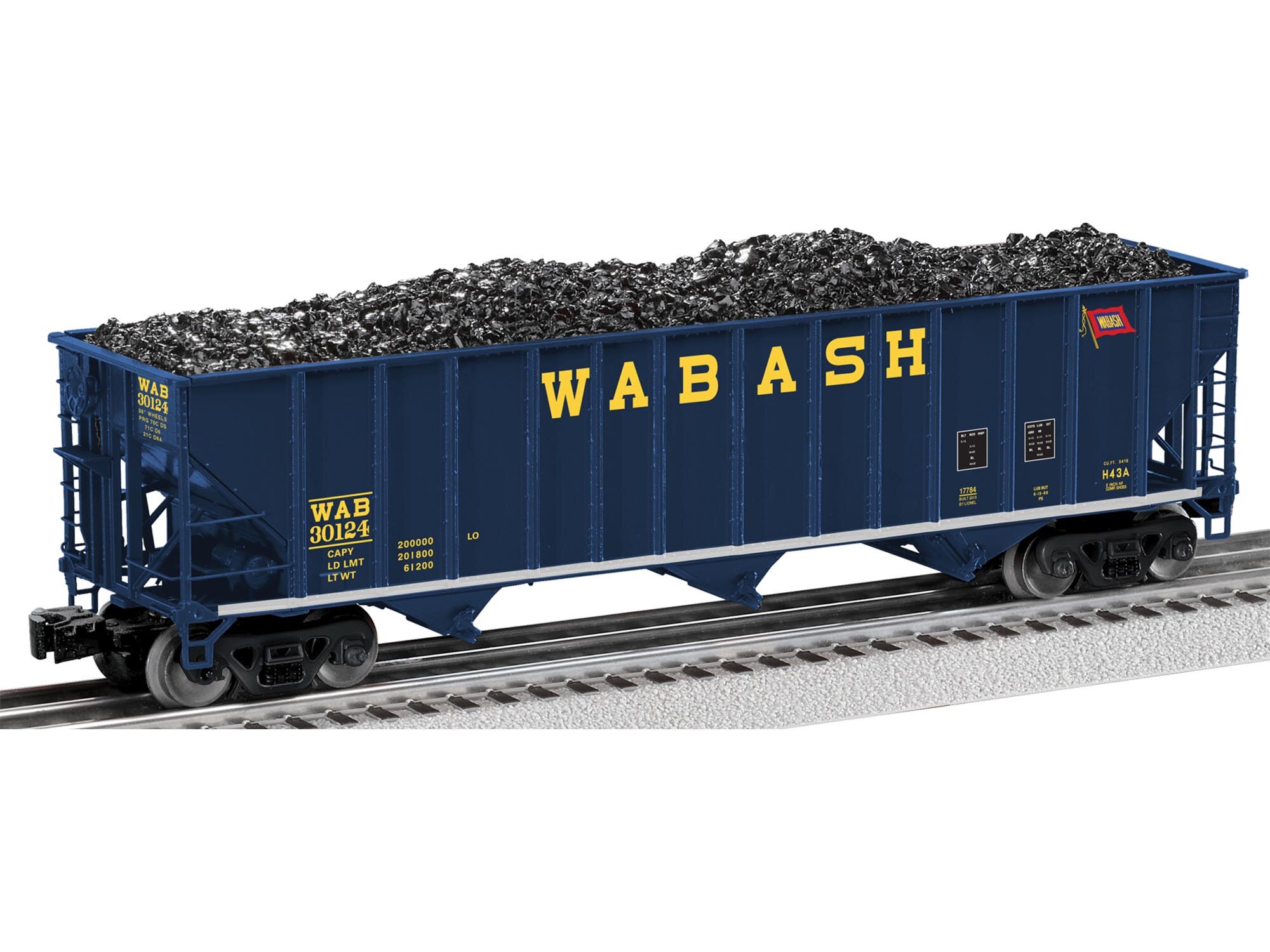 NS Heritage 3-Bay Open Hopper 3-Pack (Reading/Wabash/Illinois Terminal)