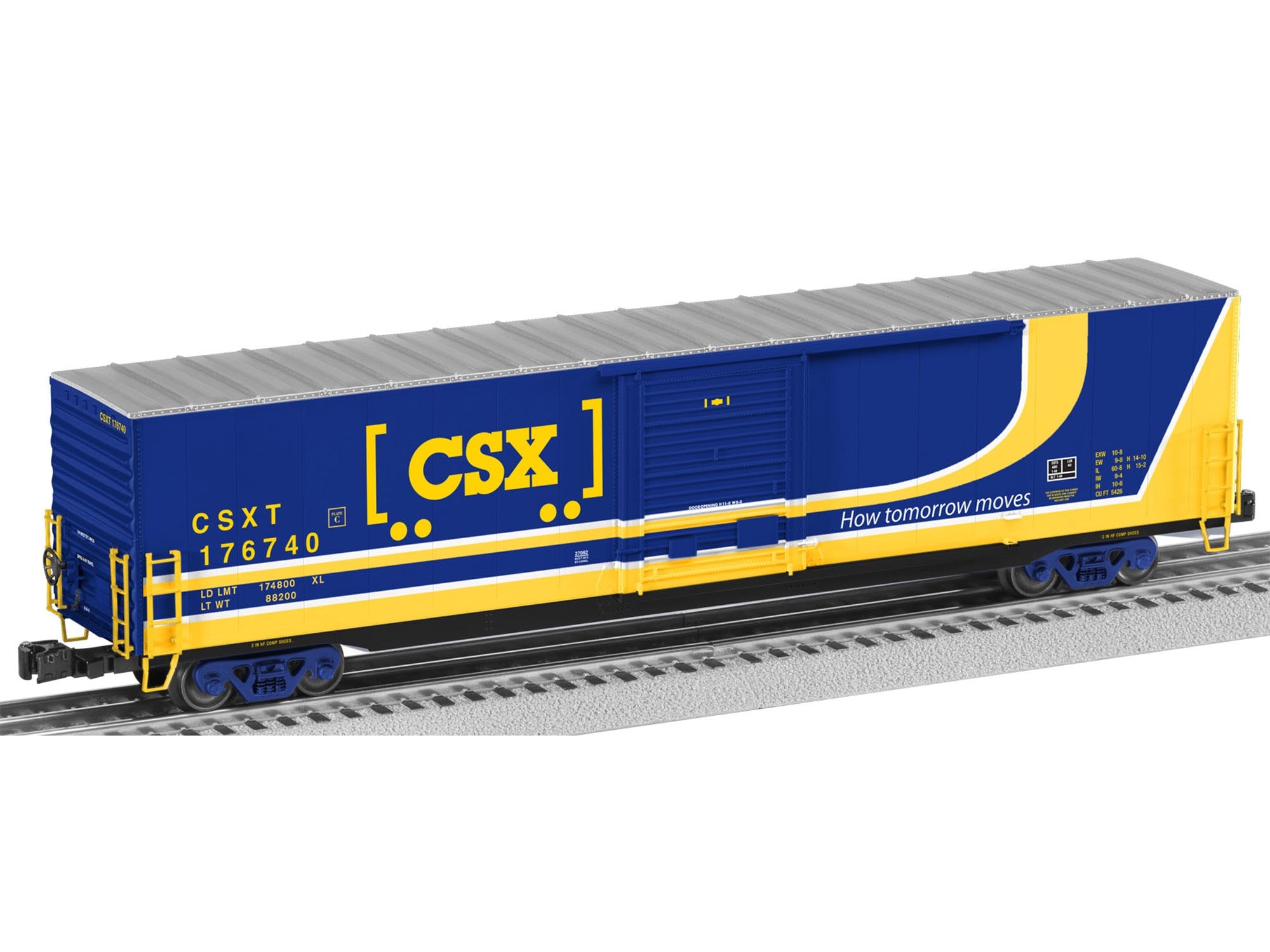 CSX Heritage Scale 60' Boxcar #176740