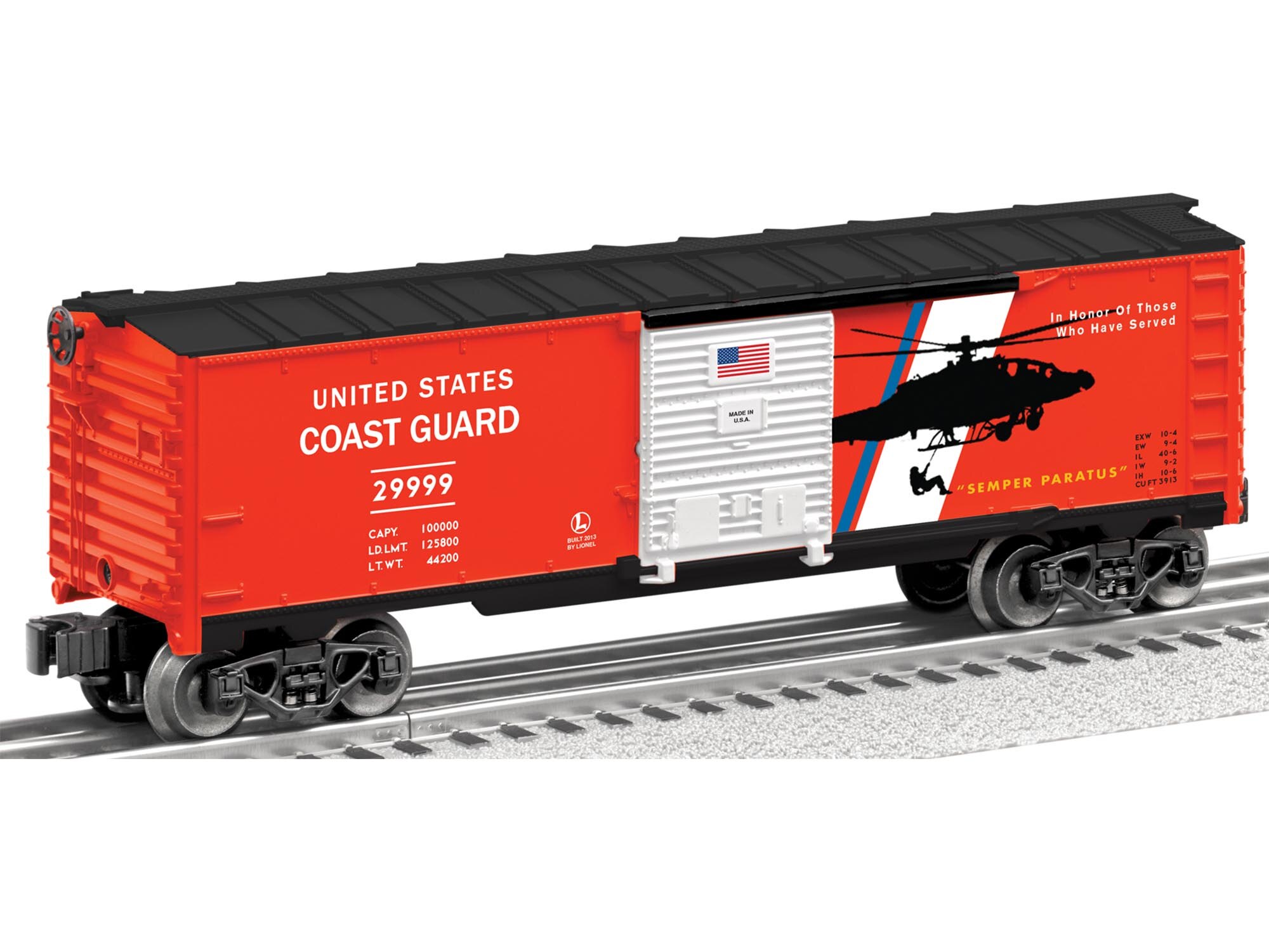 U.S. Coast Guard Made in USA Boxcar
