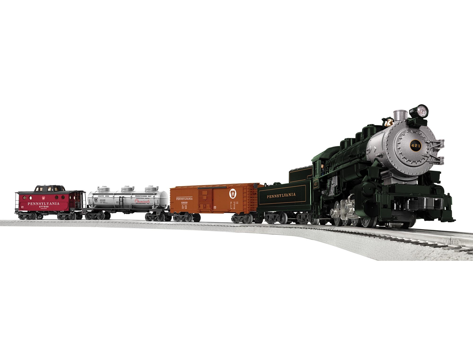 Pennsylvania Flyer LionChief Remote Control 0-8-0 Steam Freight Set (No ...