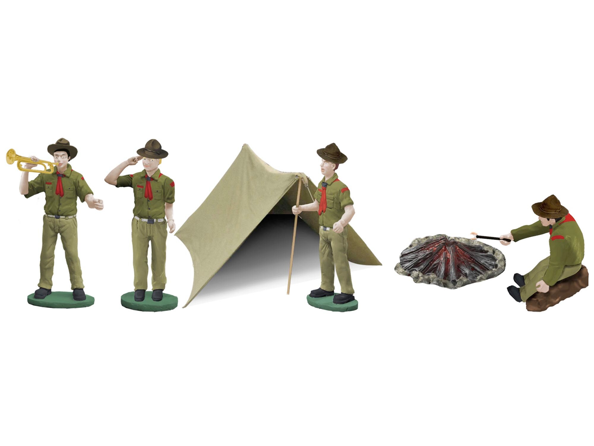 Vintage Boy Scouts™ Figure Pack