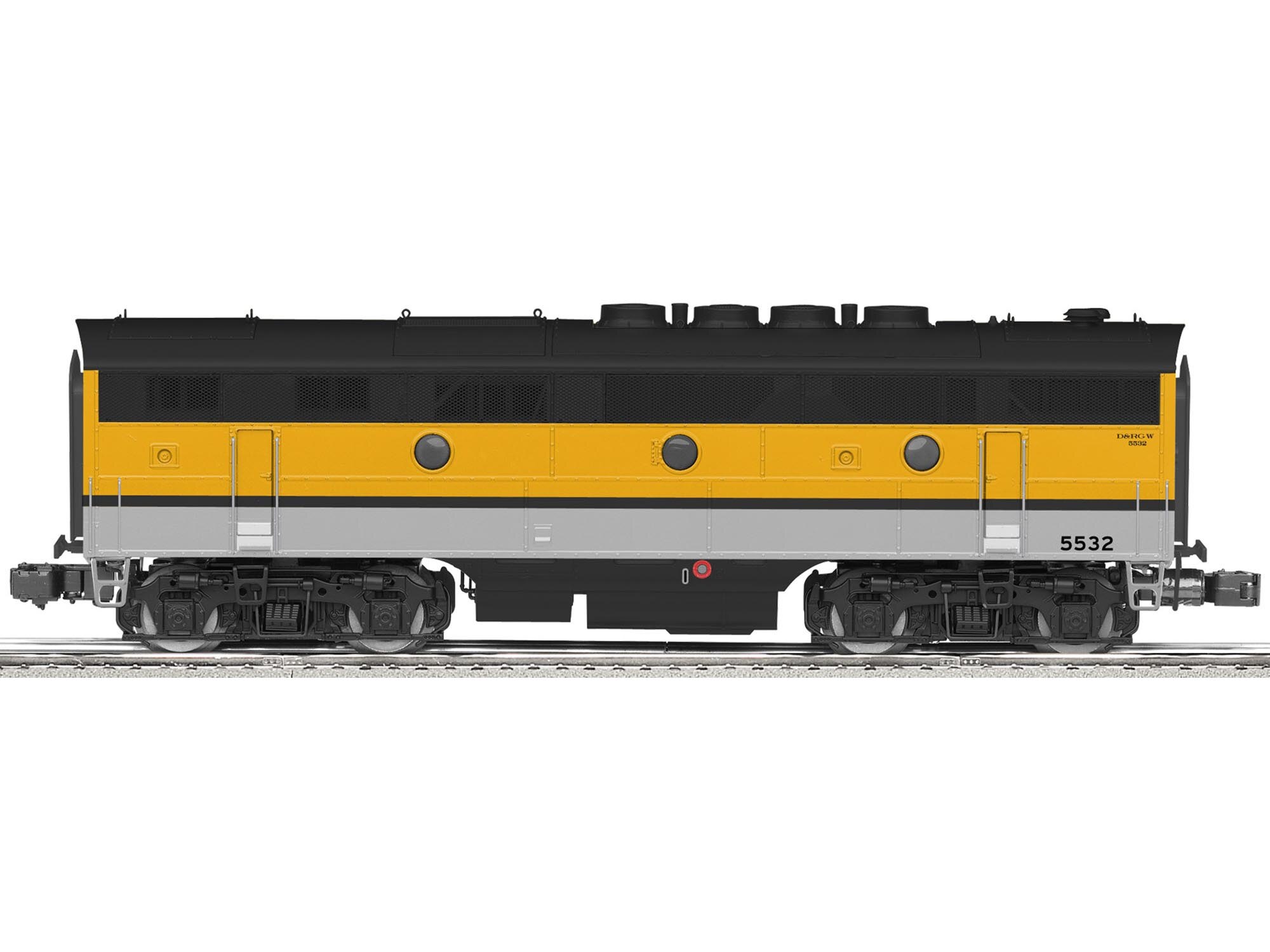 Rio Grande LEGACY Scale F-3 Powered B-Unit Diesel #5532