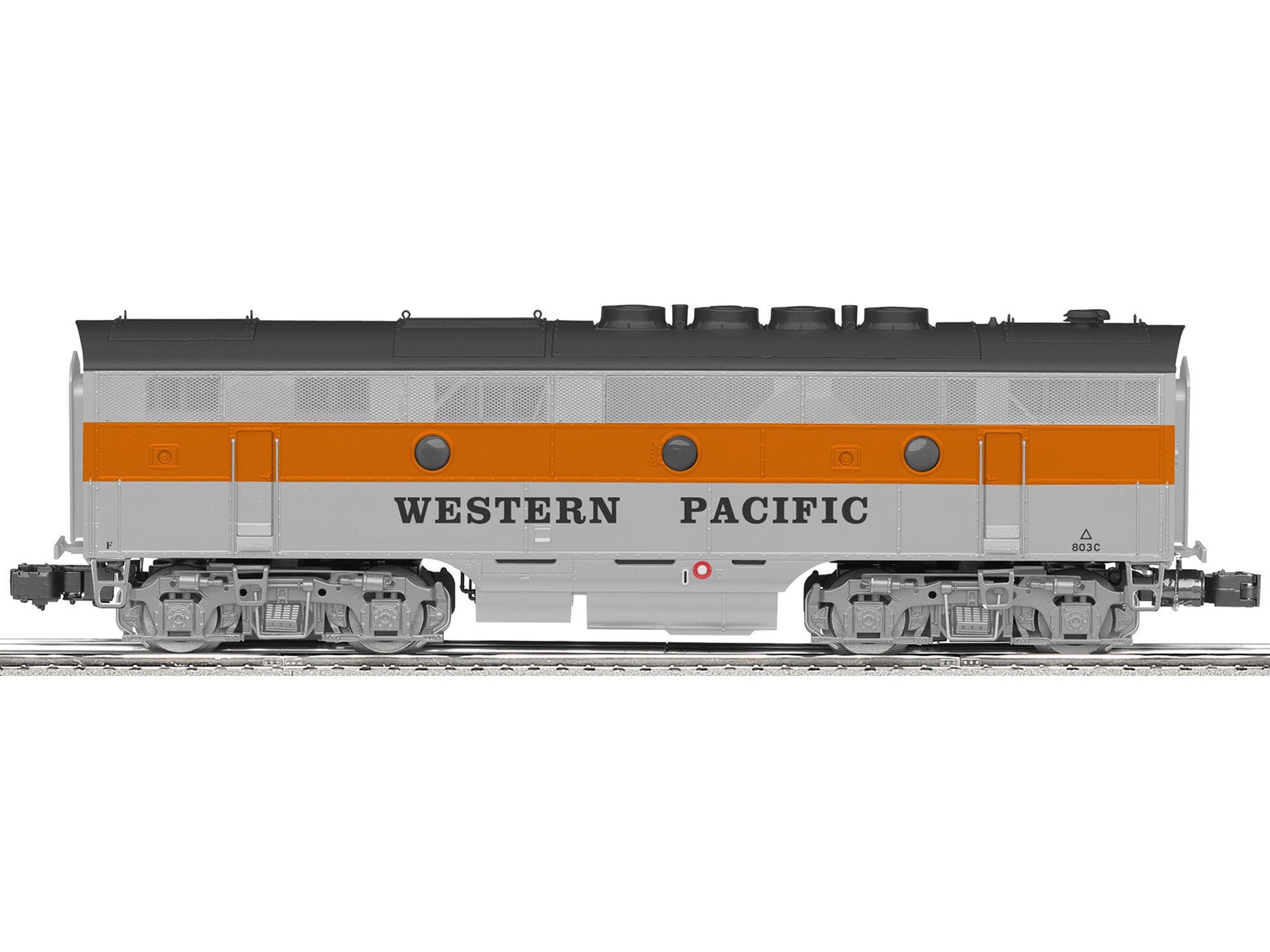 Western Pacific LEGACY Scale F-3 Powered B-Unit Diesel #803-C