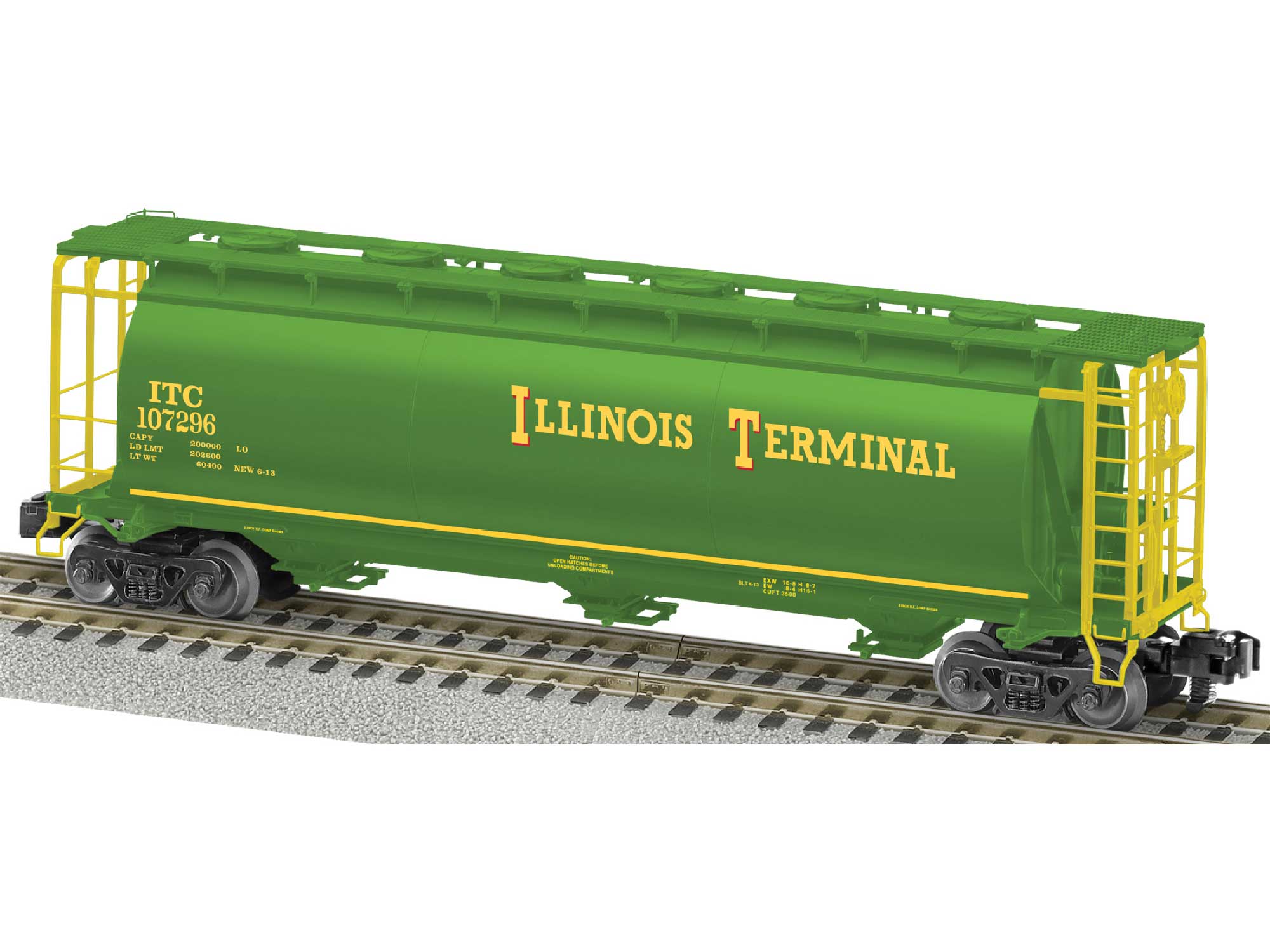Illinois Terminal Heritage 1:64 Scale Cylindrical Hopper #107296
